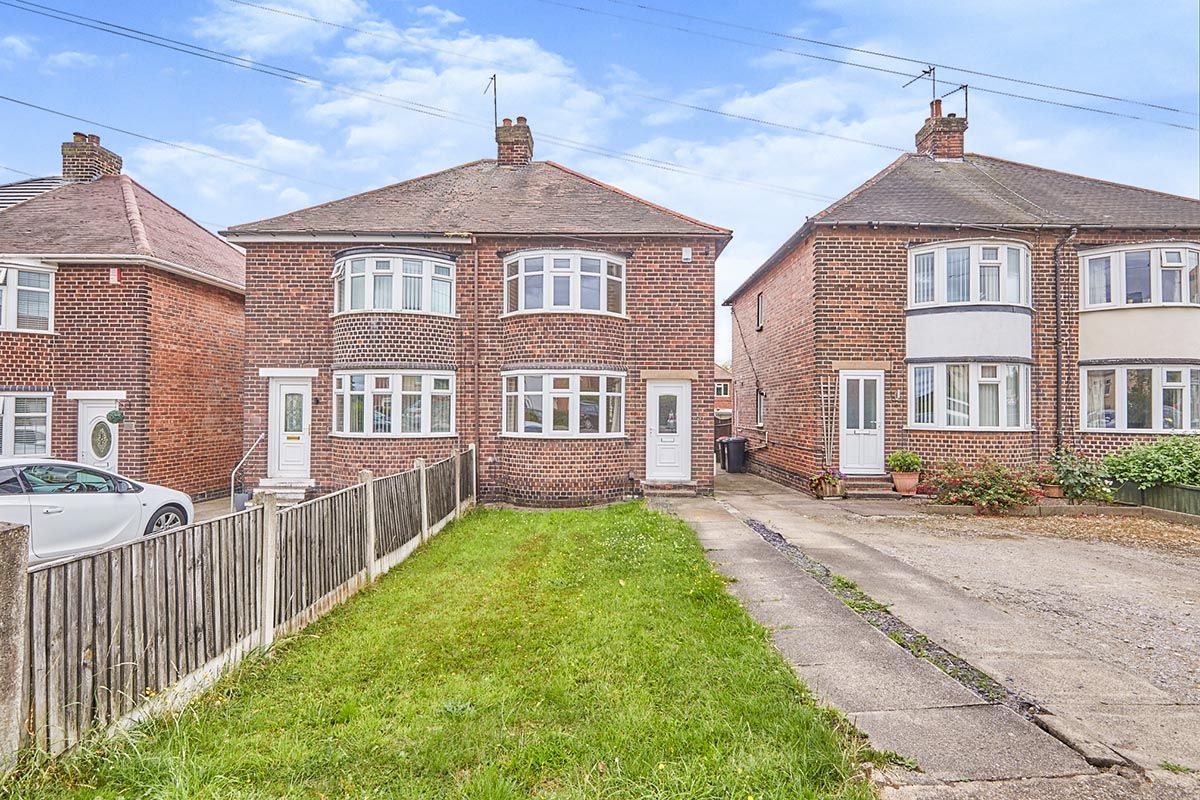 2 bed semi-detached house for sale in Wighay Road, Hucknall, Nottingham ...