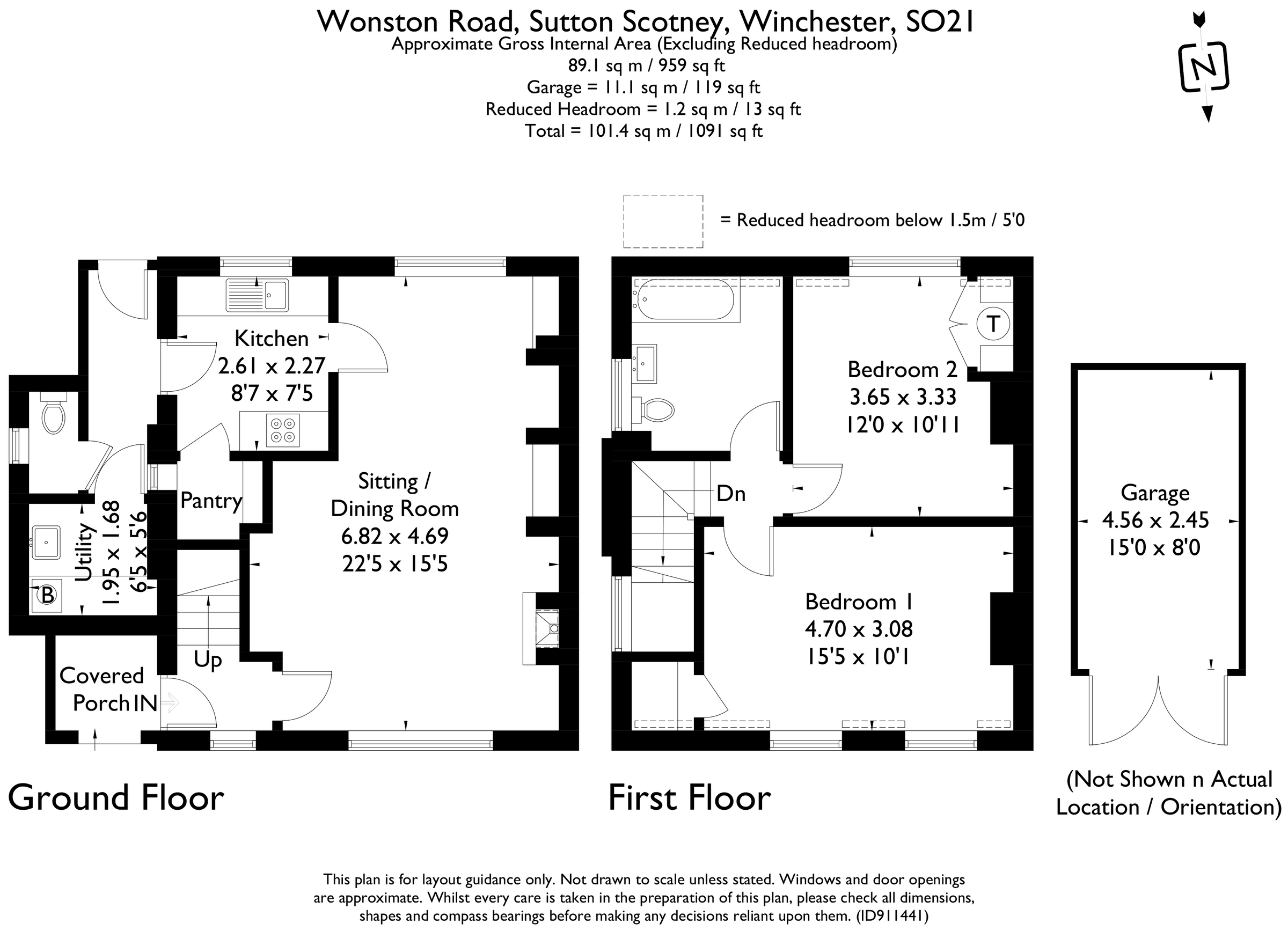 2 bed semi-detached house for sale in Wonston, Sutton Scotney ...