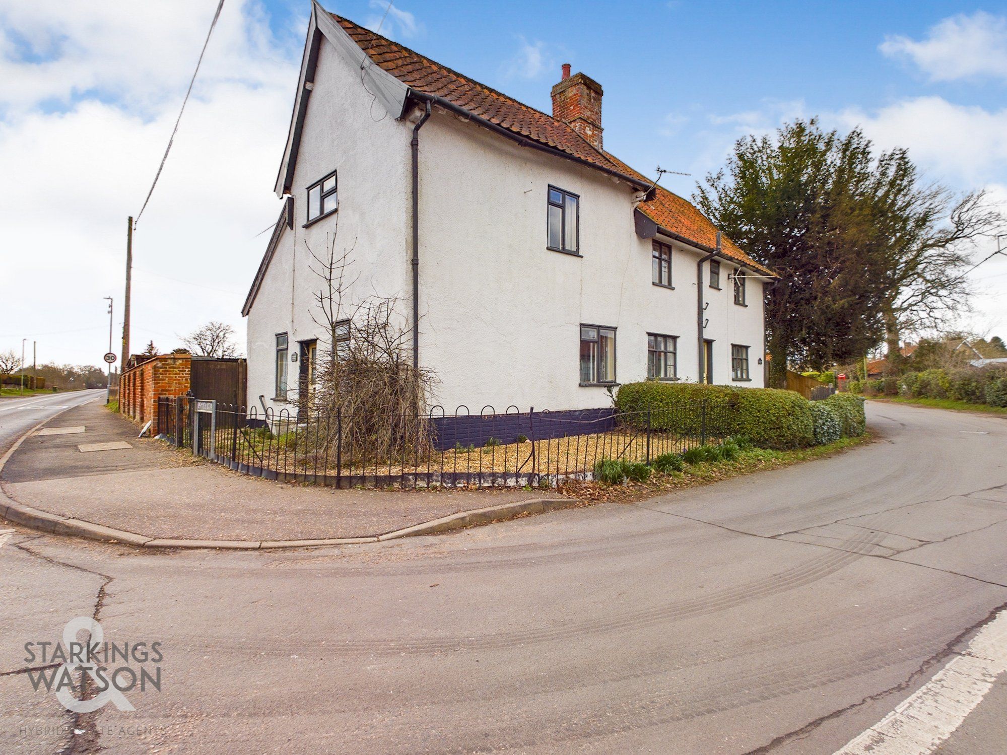 1 bed semi-detached house for sale in Ipswich Road, Dickleburgh, Diss ...