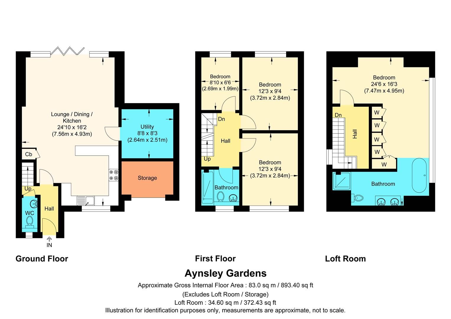 4 bed semi-detached house for sale in Aynsley Gardens, Church Langley ...