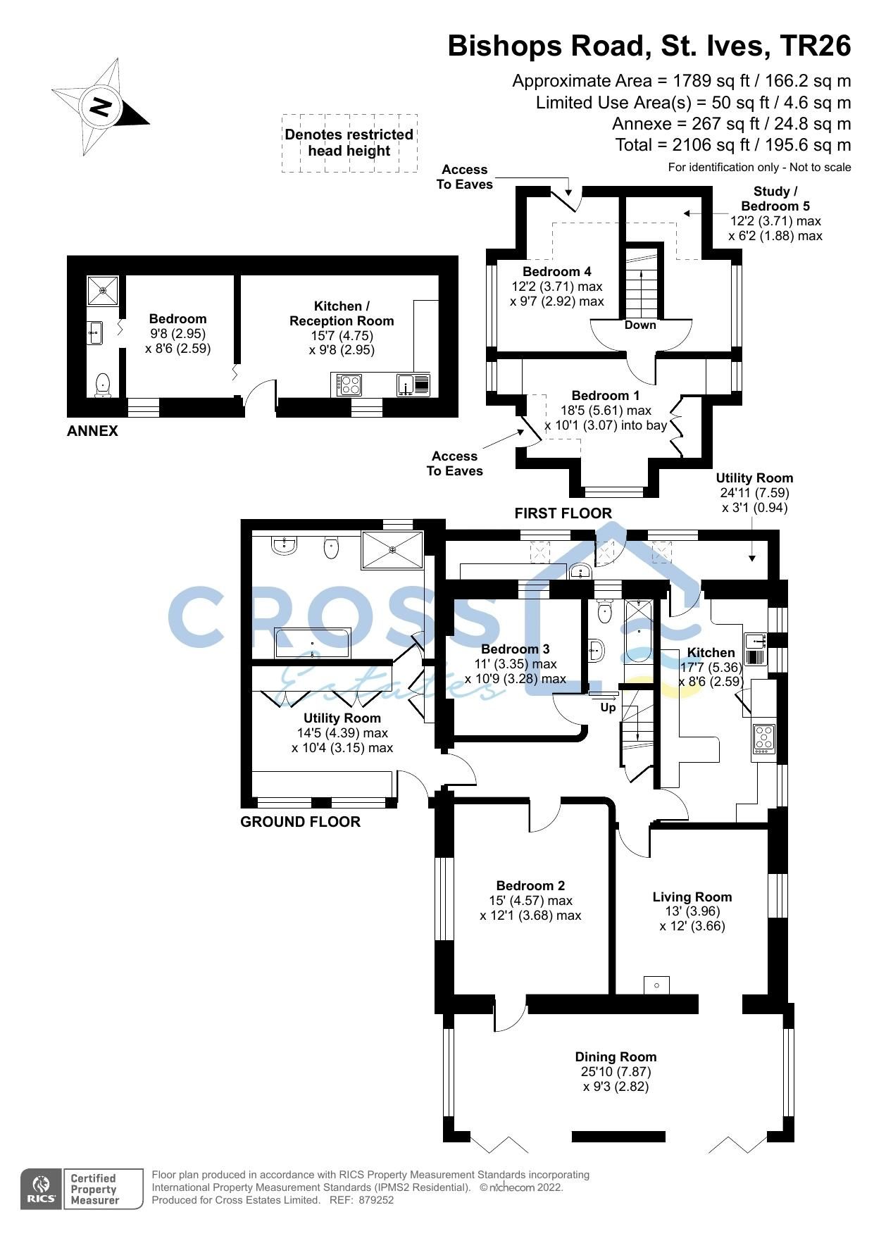 6 bed detached house for sale in Bishops Road, St. Ives TR26 - Zoopla