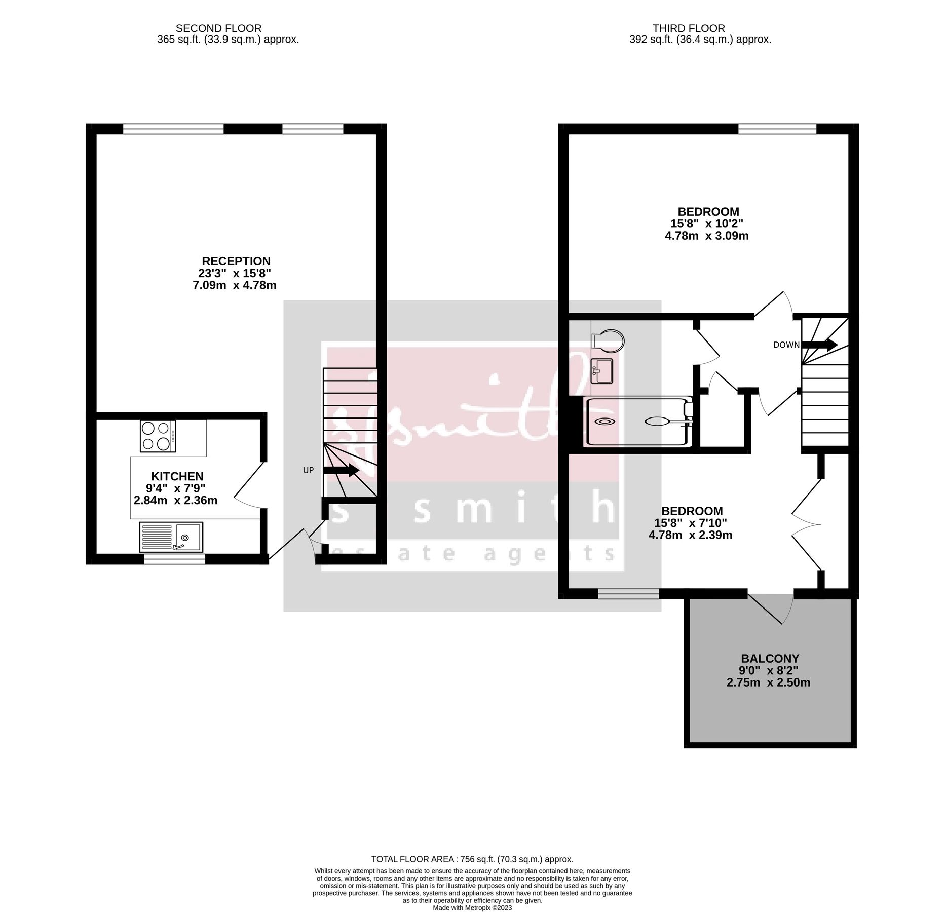 2 bed maisonette for sale in The Hollands, Feltham TW13 - Zoopla