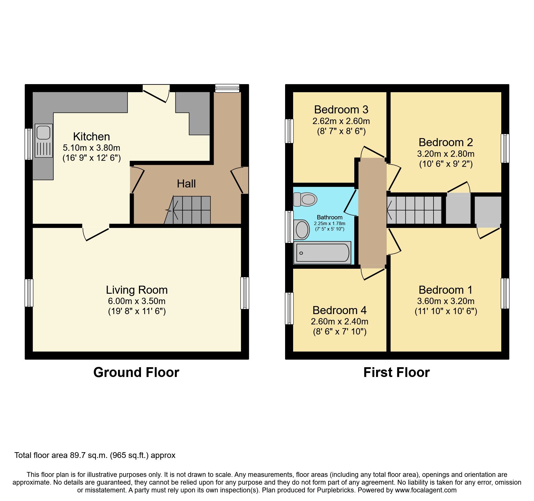 4 bed end terrace house for sale in Hillcrest, Havercroft, Wakefield ...