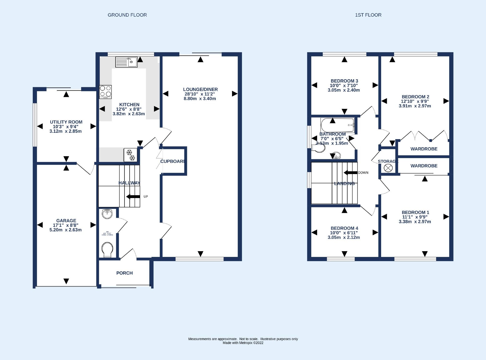 4 Bed Link Detached House For Sale In Springwood Drive Henbury