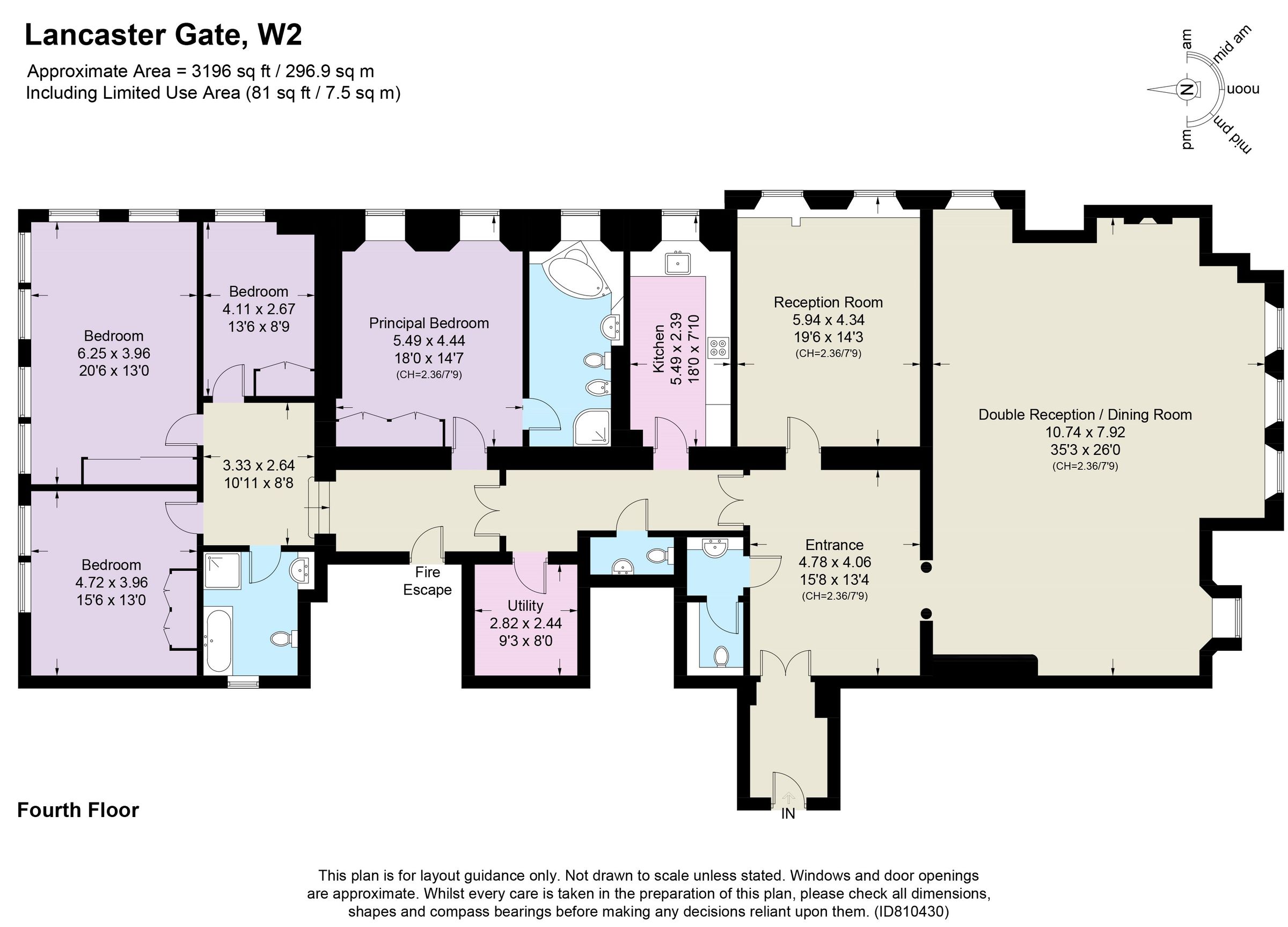 5 bed flat for sale in Lancaster Gate, London W2 - Zoopla