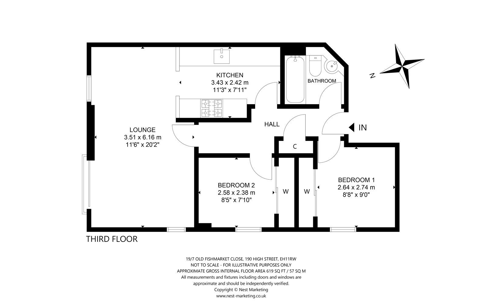 2 bed flat for sale in High Street, Edinburgh EH1 - Zoopla