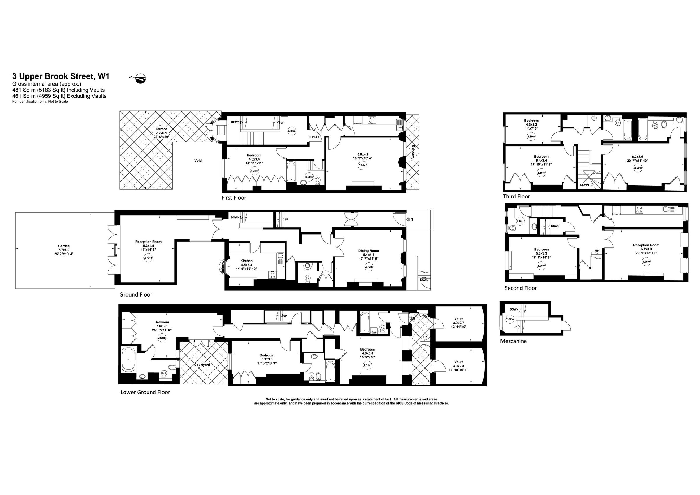 8 bed terraced house for sale in Upper Brook Street, London W1K - Zoopla