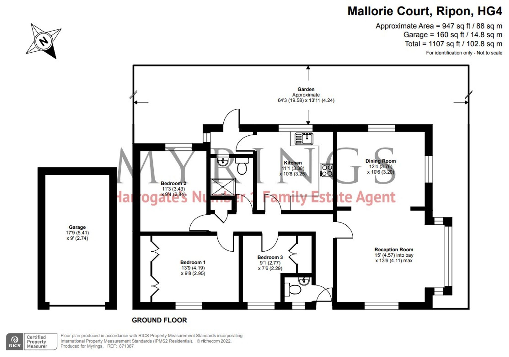 3 bed bungalow for sale in Mallorie Court, Ripon HG4 - Zoopla