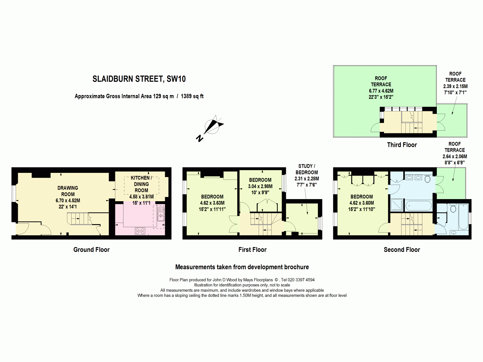 4 bed terraced house for sale in Slaidburn Street, Chelsea, London SW10 ...
