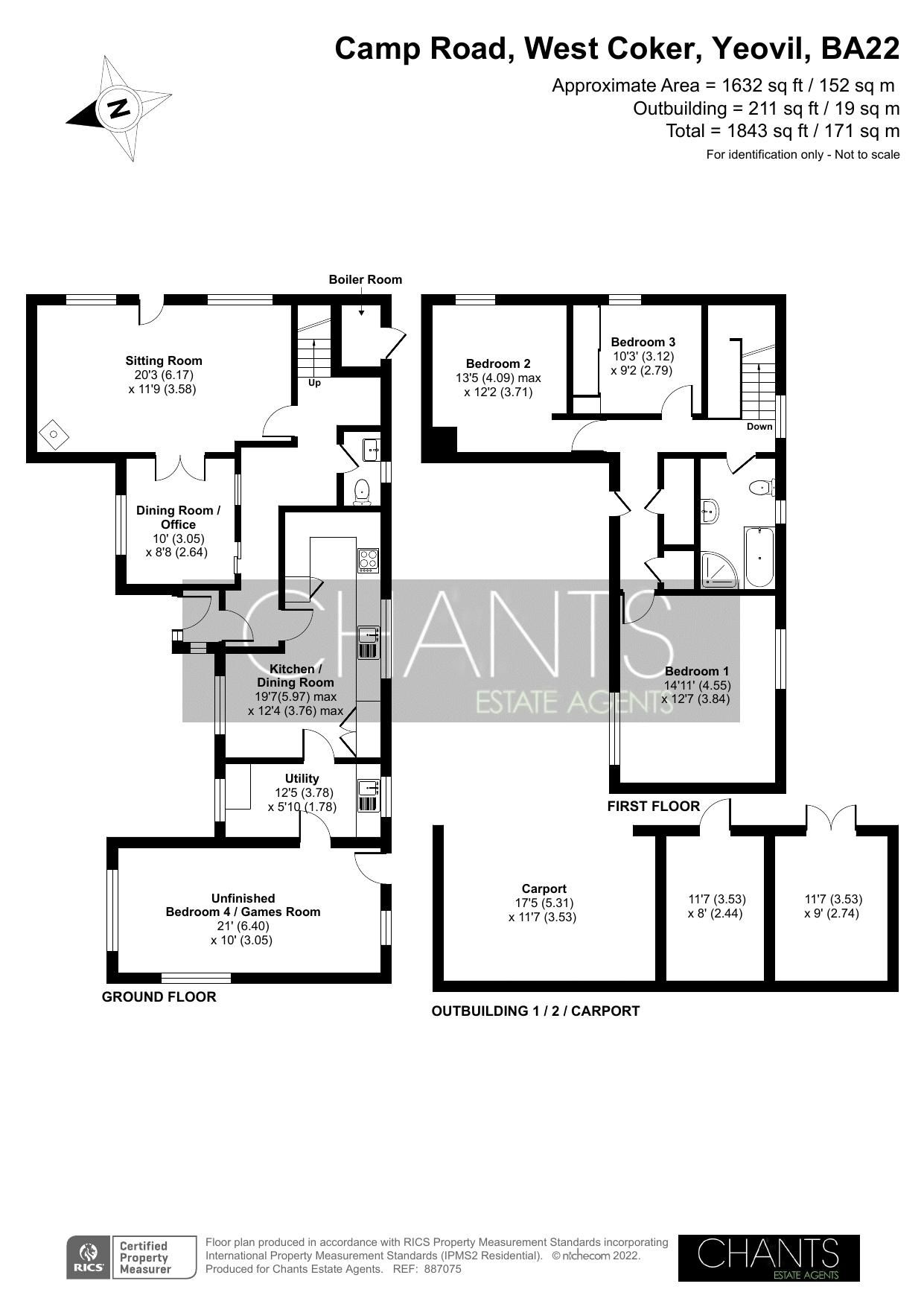 3 bed detached house for sale in Camp Road, West Coker, Yeovil BA22 ...