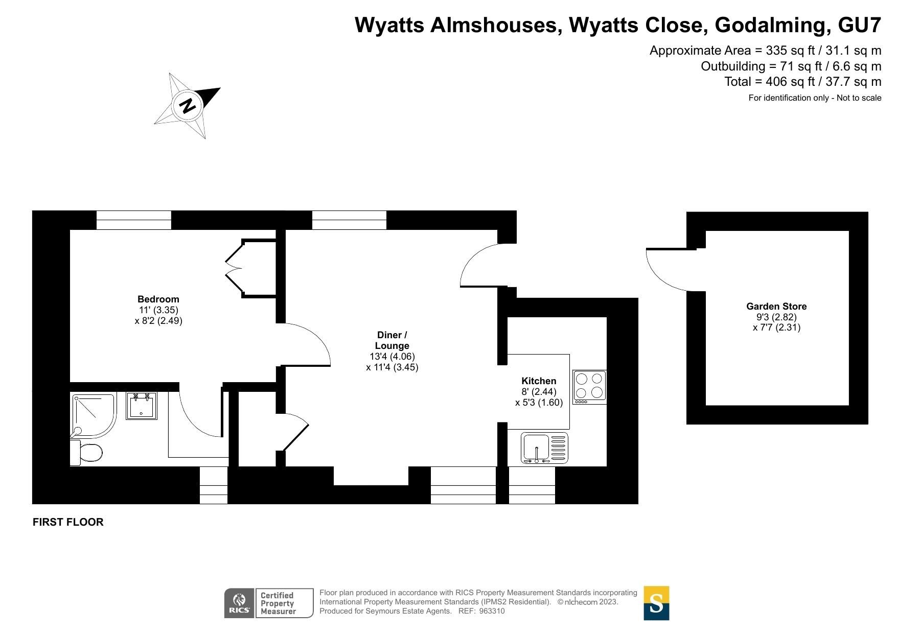1 bed flat to rent in Meadrow, Godalming GU7 - Zoopla