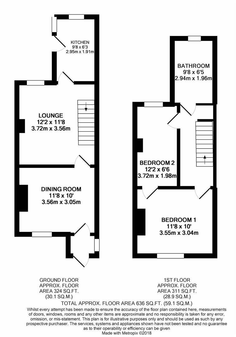 2 bed terraced house to rent in Key Street, Sittingbourne ME10 - Zoopla