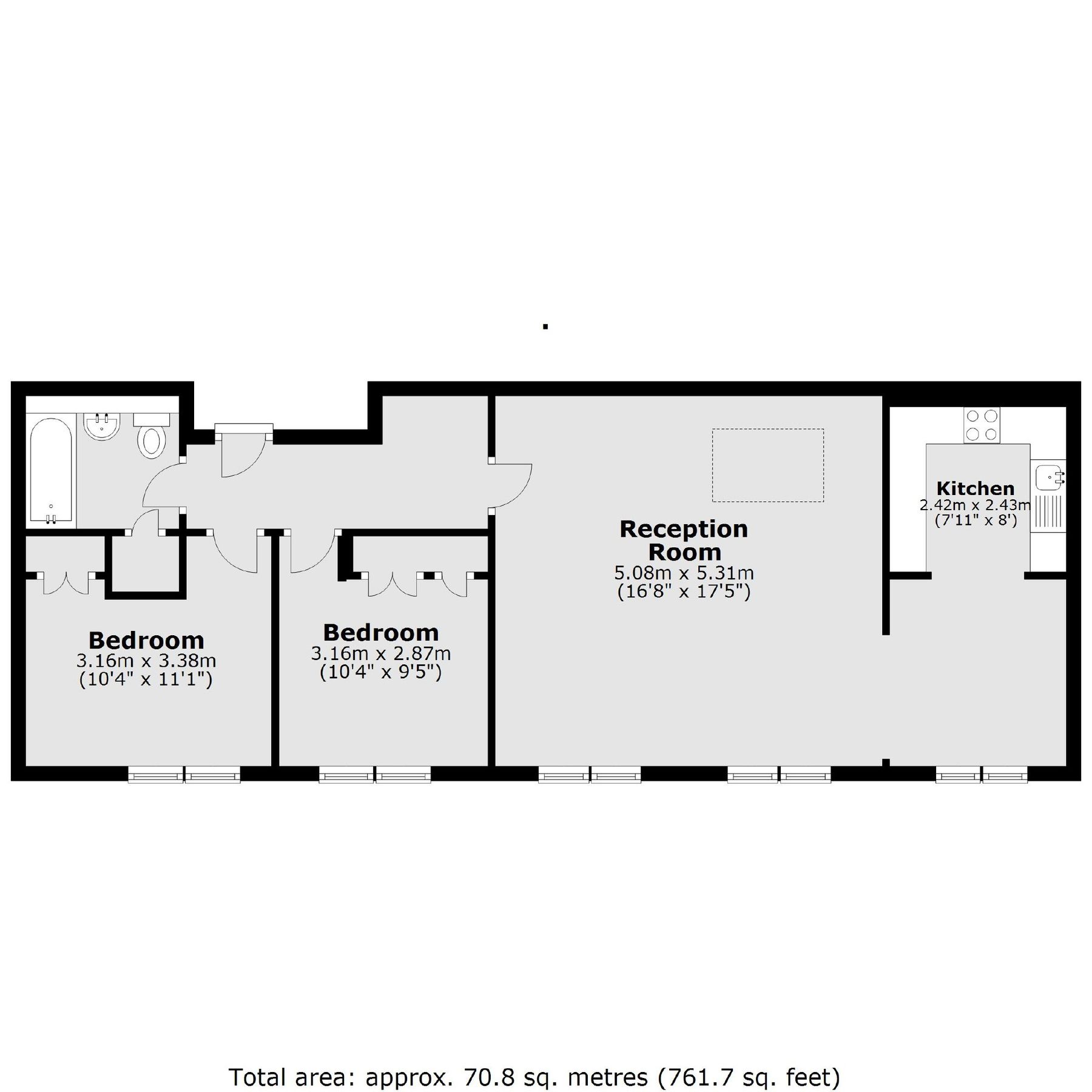 2 bed flat for sale in Cormont Road, London SE5 - Zoopla