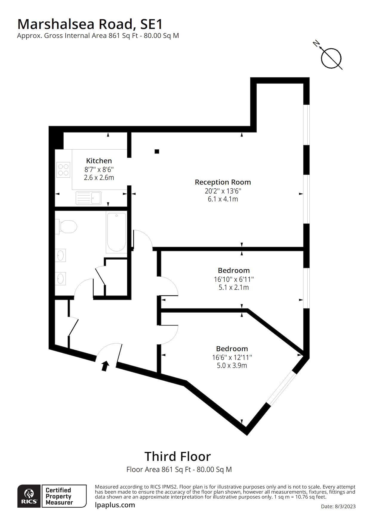 2 bed flat for sale in Marshalsea Road, London SE1 - Zoopla