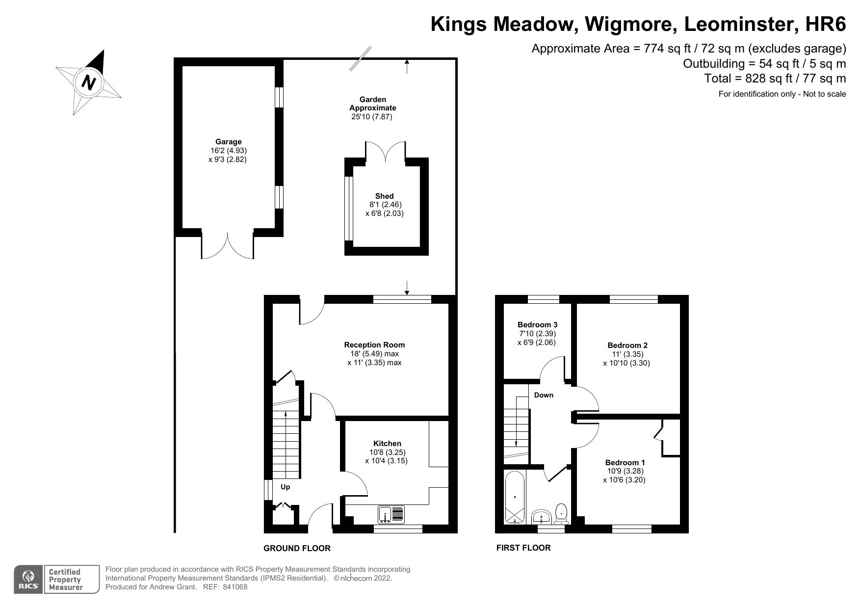 3 bed detached house to rent in Kings Meadow, Wigmore, Leominster HR6 ...