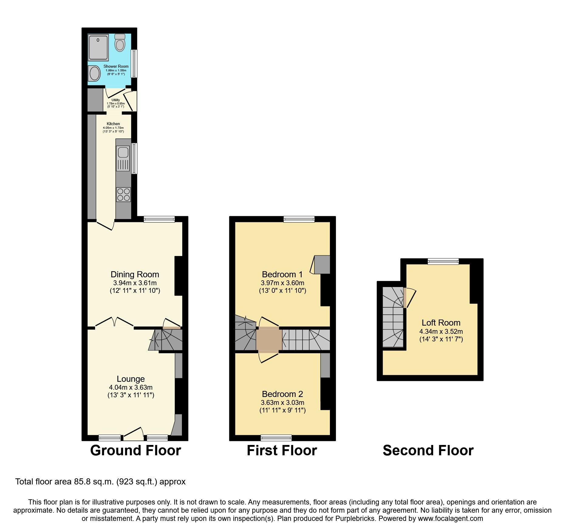 3 bed terraced house for sale in Field Drive, Mansfield NG20 - Zoopla