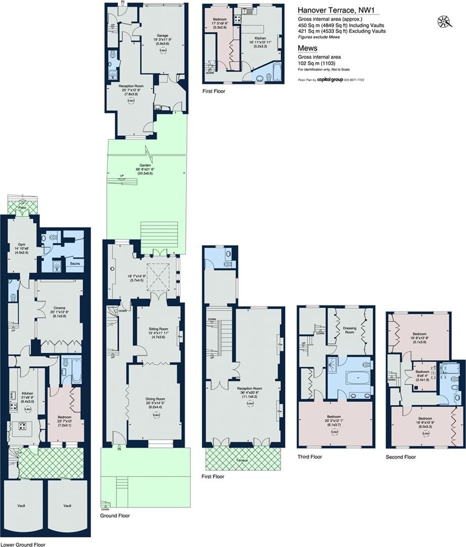 5 bed property to rent in Hanover Terrace, London NW1 - Zoopla
