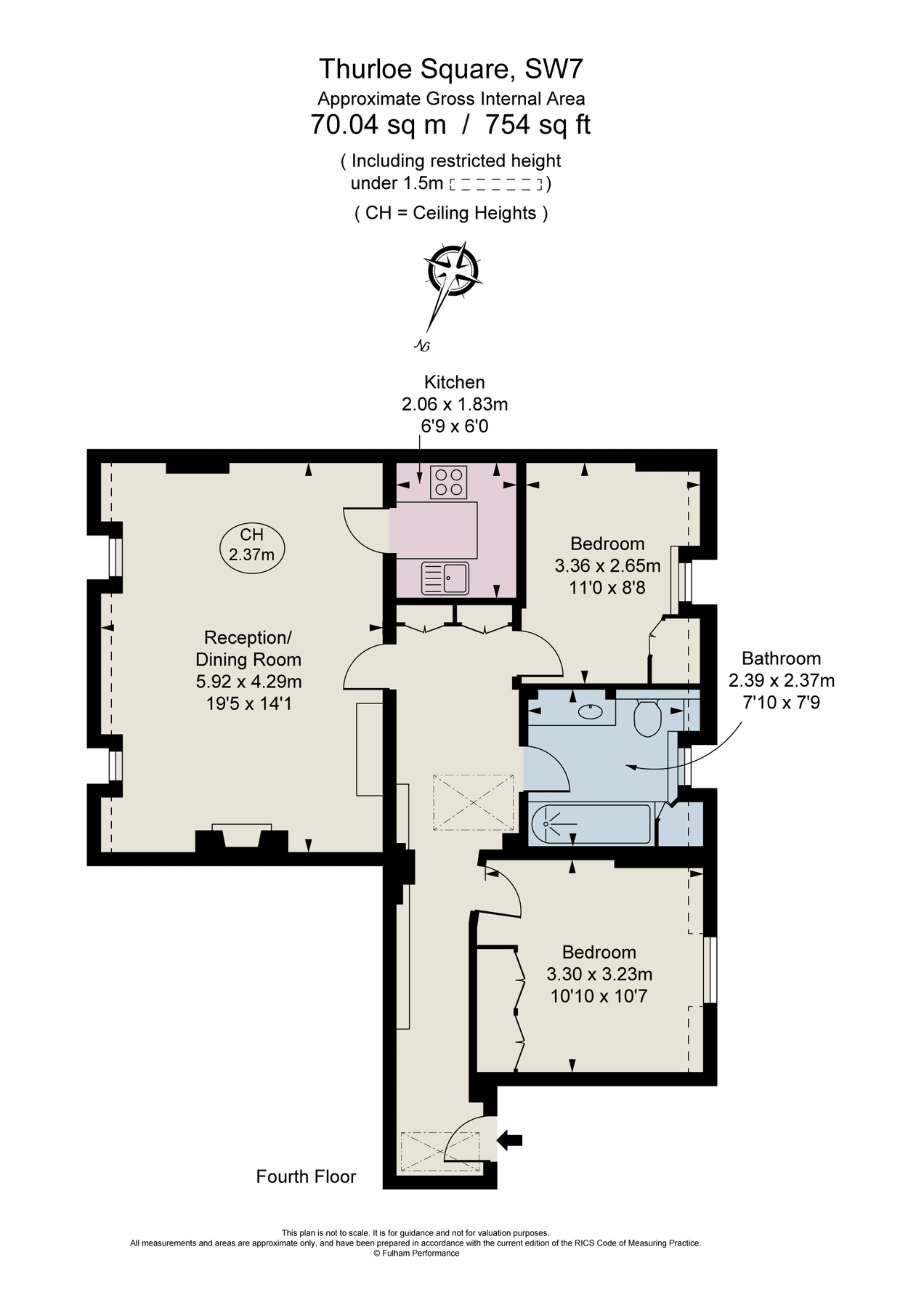 2 bed flat for sale in Thurloe Square, London SW7 - Zoopla