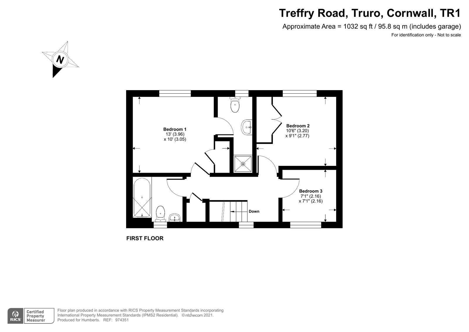 3 bed end terrace house for sale in Treffry Road, Truro, Cornwall TR1 ...