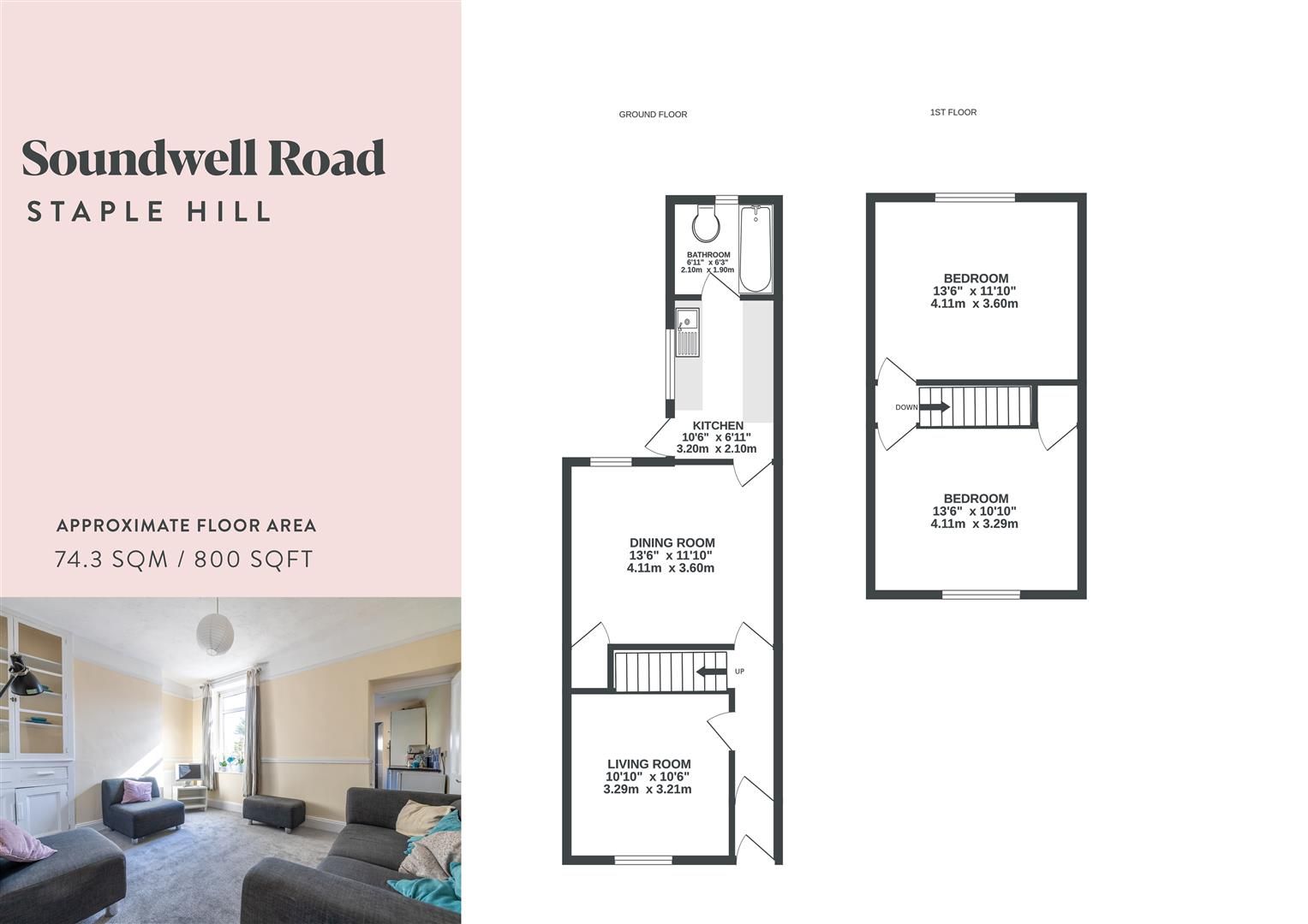 2 bed semi-detached house for sale in Soundwell Road, Soundwell ...