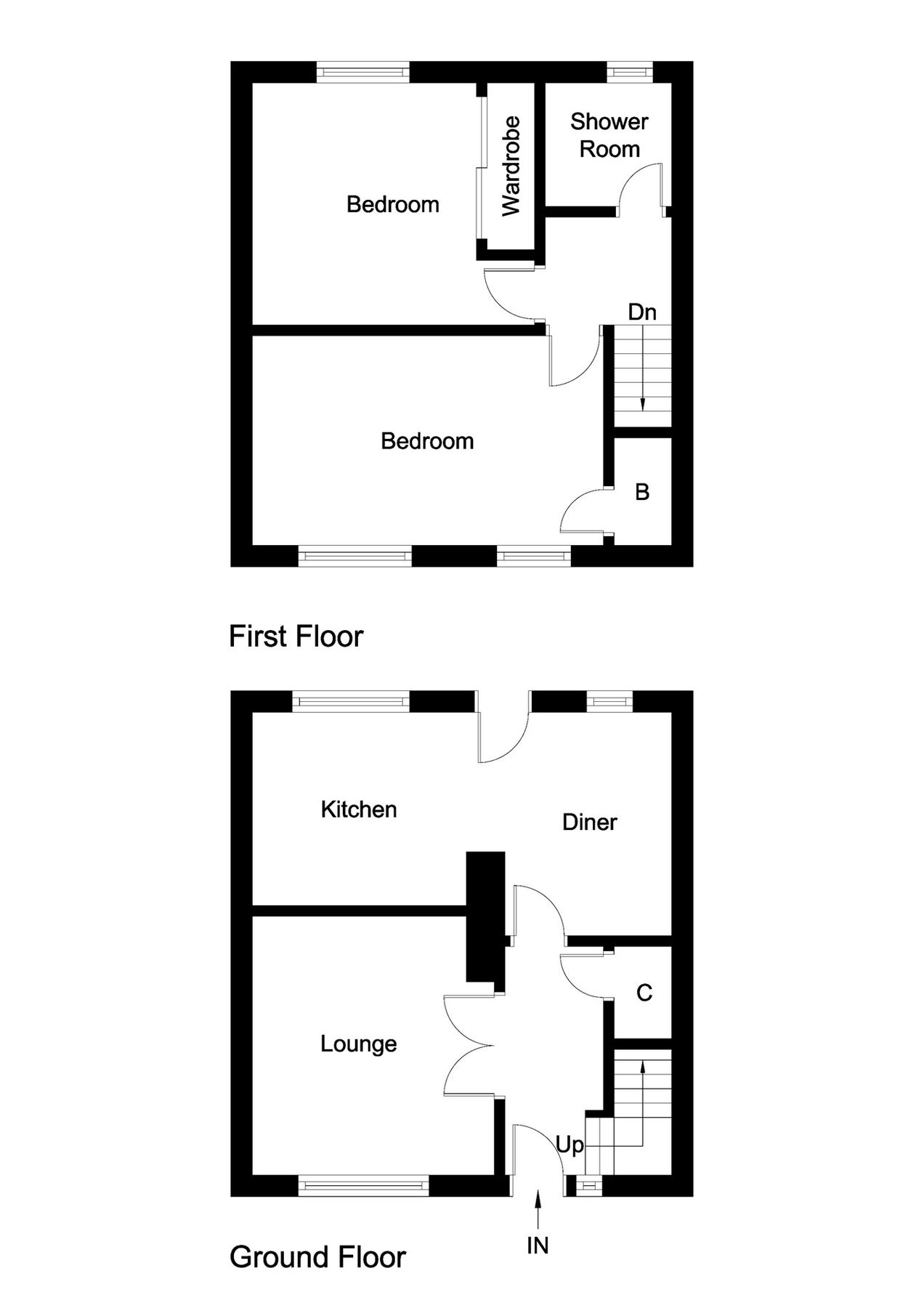 2 bed terraced house for sale in Ballingry Crescent, Ballingry ...