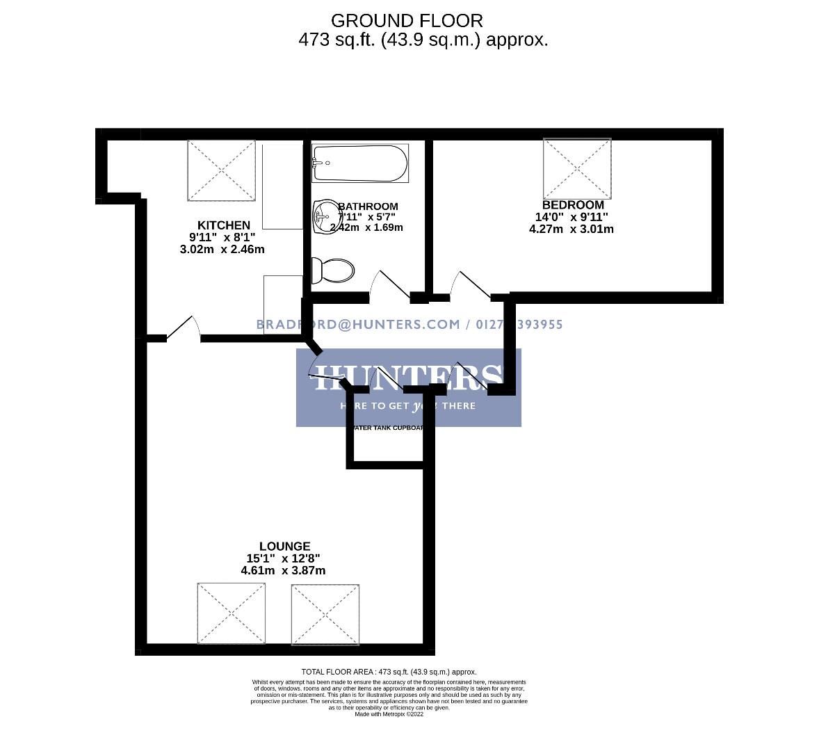 1 bed flat to rent in Leeds Road, Bradford BD3 - Zoopla