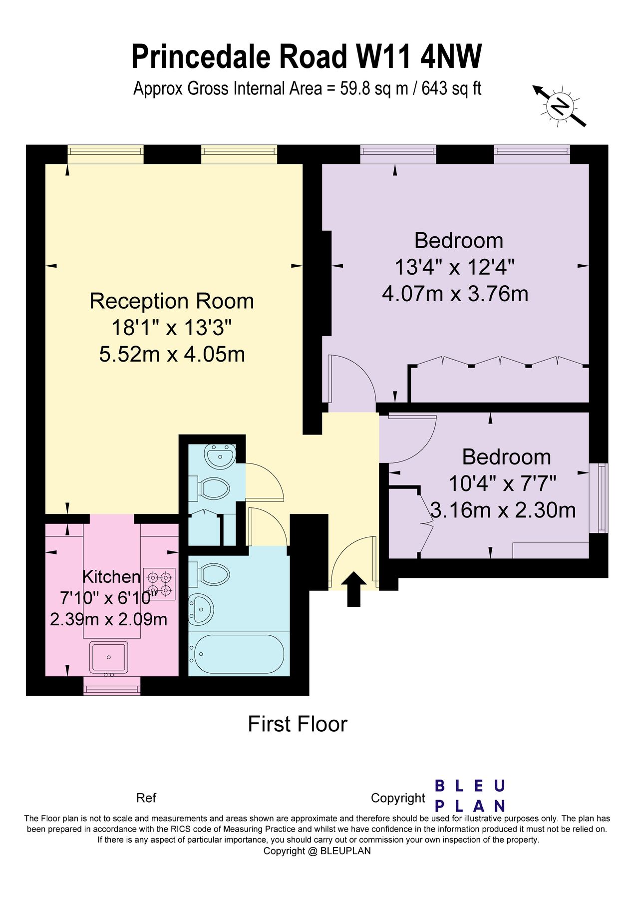 2 bed flat for sale in Princedale Road, London W11 - Zoopla