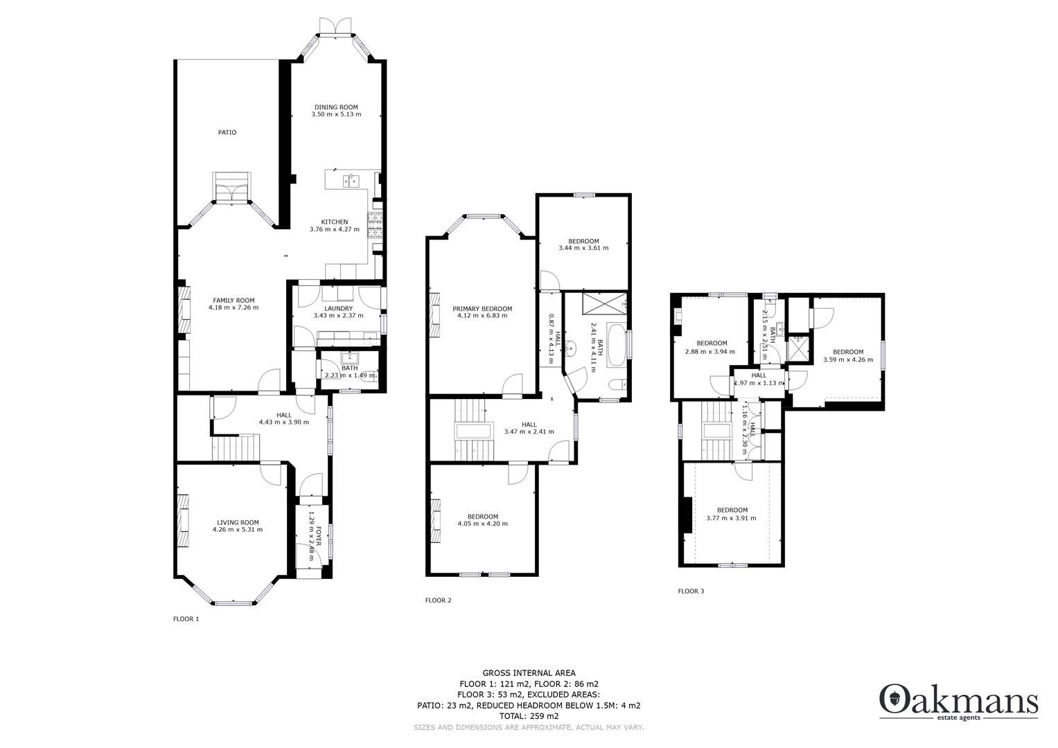 6 bed semi-detached house for sale in Middleton Hall Road, Birmingham ...