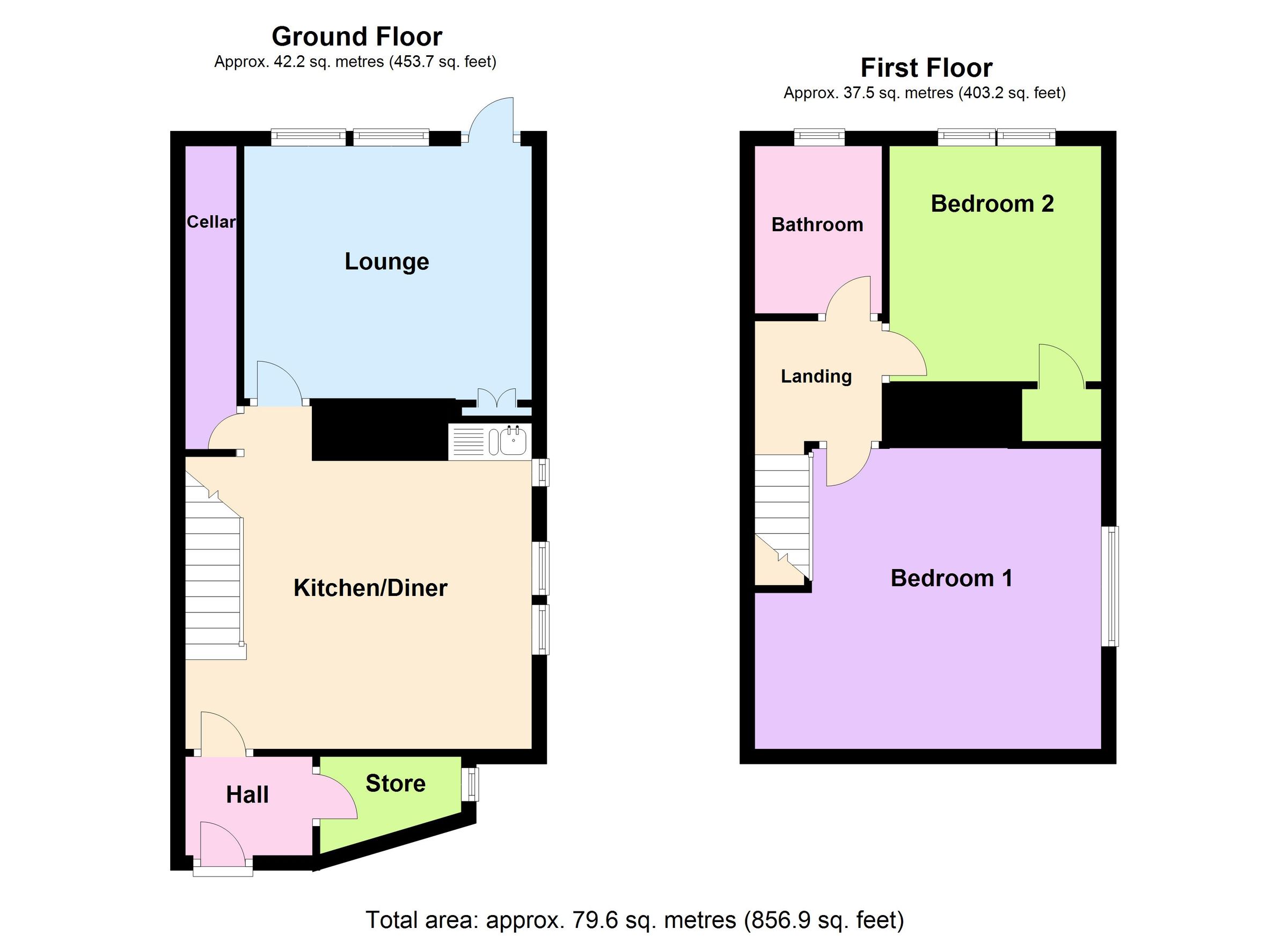 2 bed cottage for sale in Lower Kipping Lane, Thornton, Bradford BD13 ...