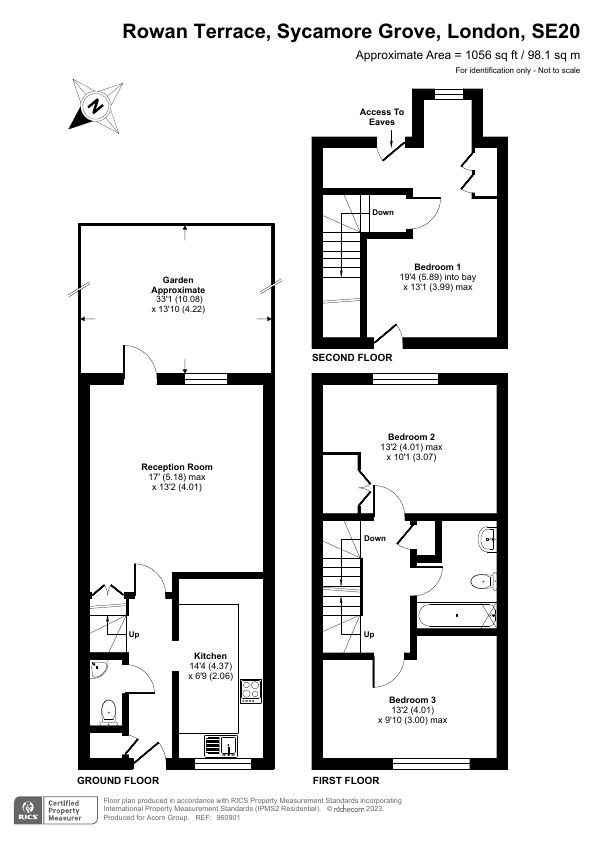 3 bed flat for sale in Rowan Terrace, Sycamore Grove, London SE20 - Zoopla