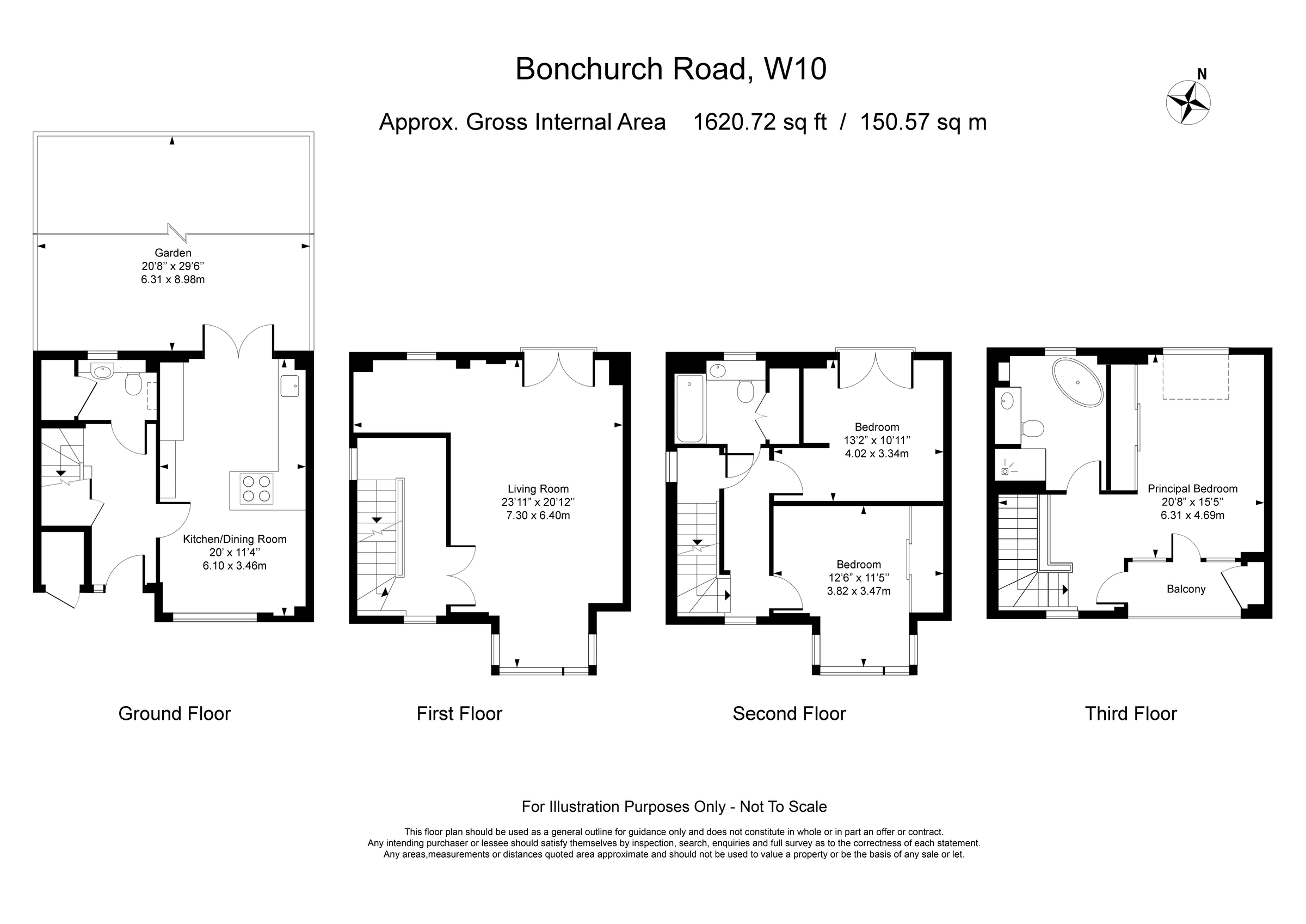 3 bed terraced house for sale in Bonchurch Road, London W10 - Zoopla