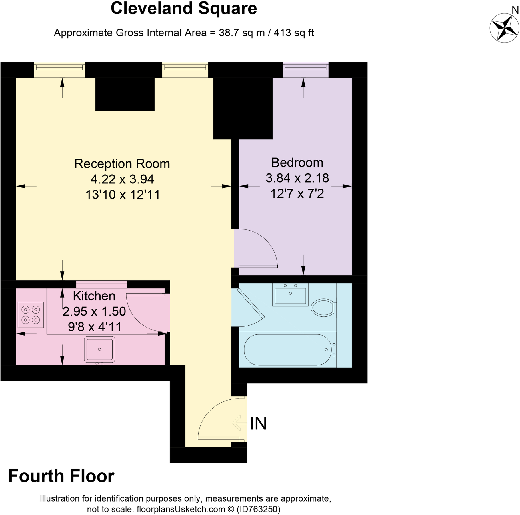 1 bed flat to rent in Cleveland Square, London W2 - Zoopla