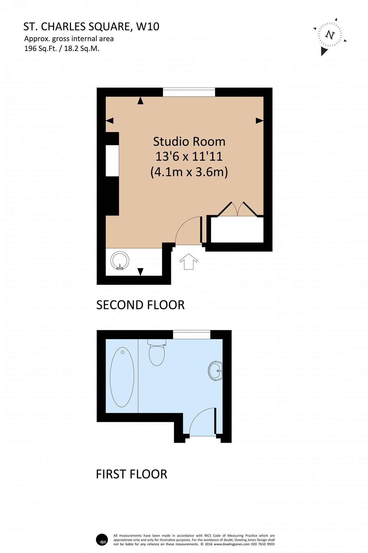Studio to rent in St. Charles Square, London W10 - Zoopla