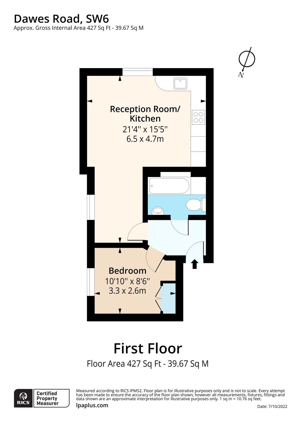 1 bed flat for sale in Dawes Road, London SW6 - Zoopla