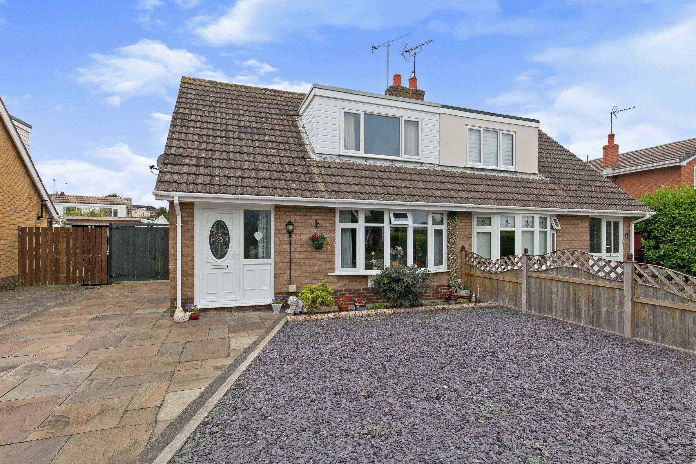 3 bed semi-detached house for sale in Troon Way, Colwyn Heights, Colwyn ...