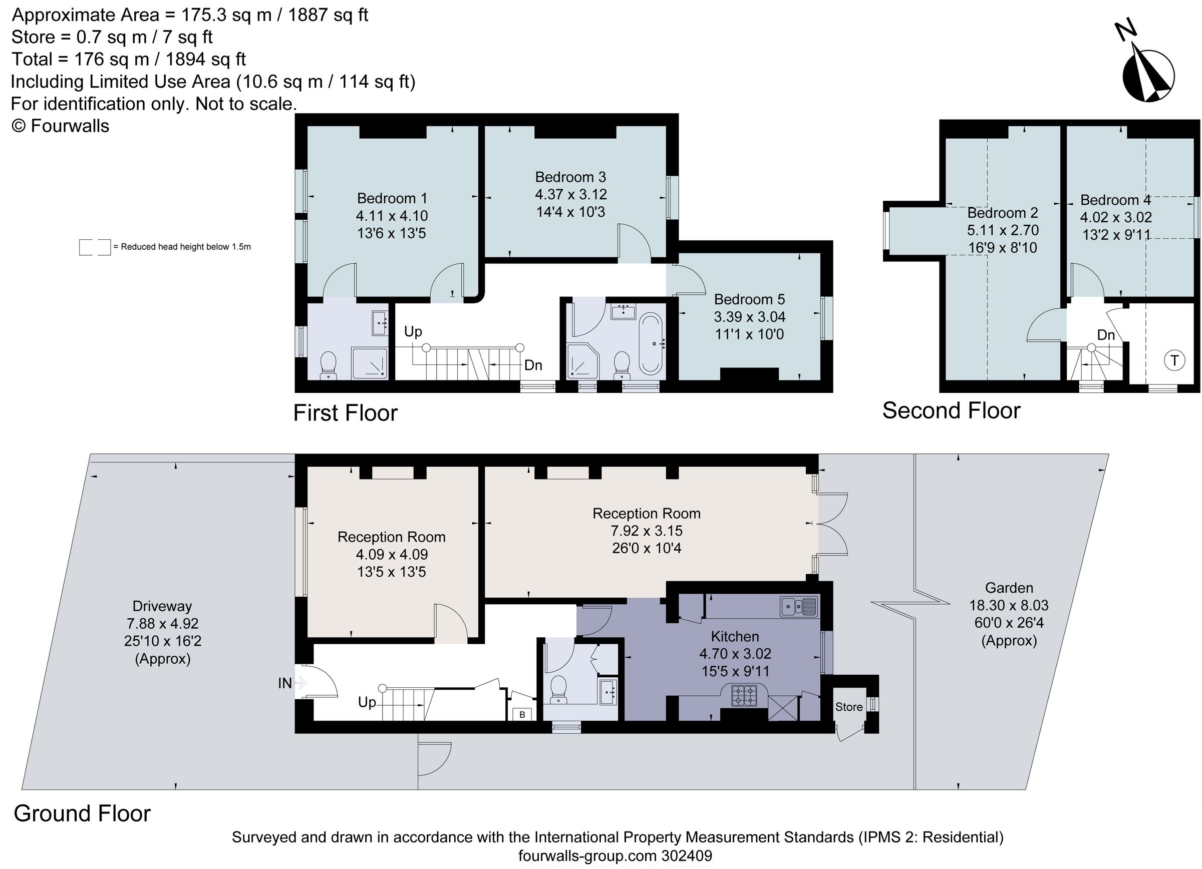 5 bed semi-detached house for sale in Erpingham Road, Putney, London ...