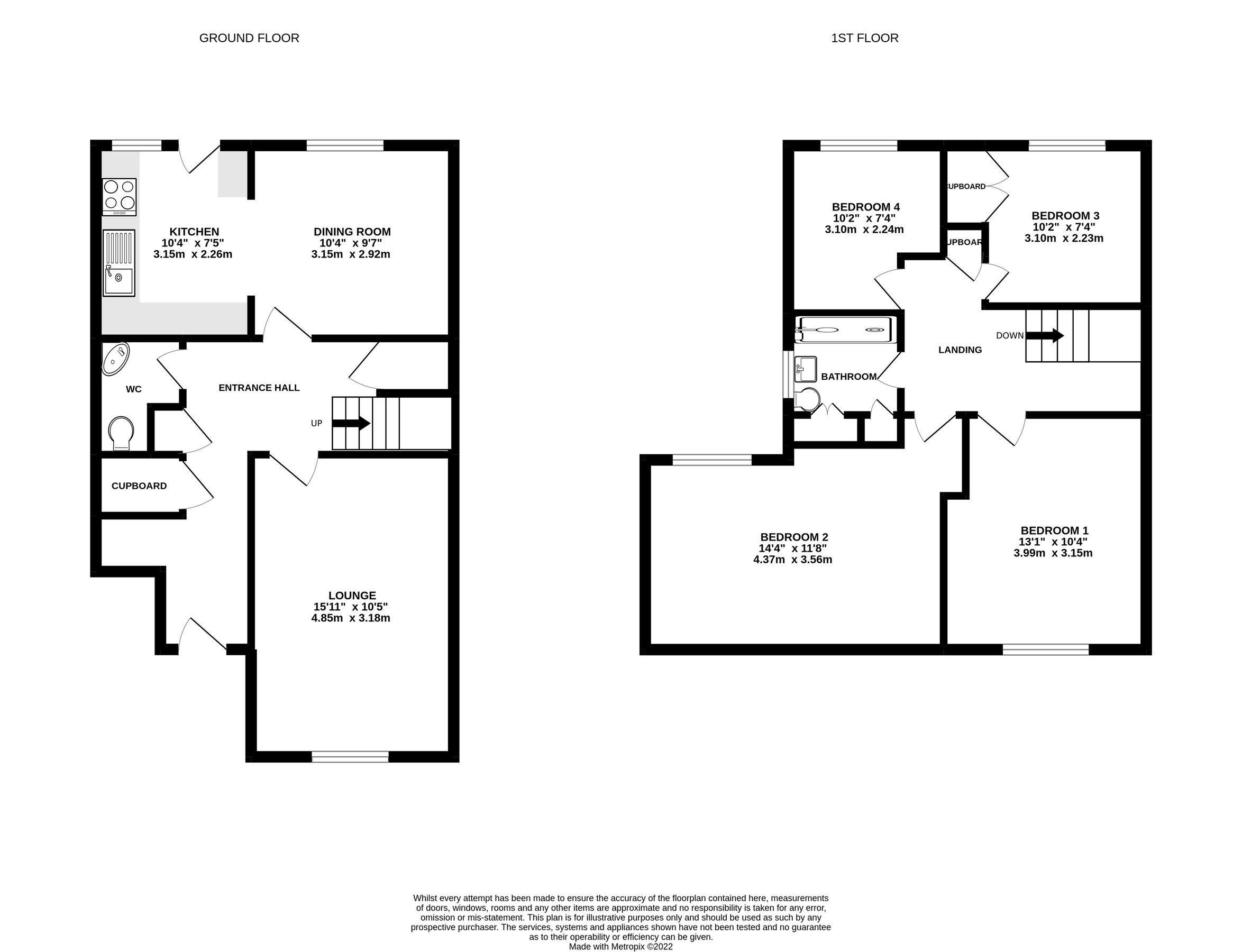 4 bed terraced house for sale in Coleman Close, Basingstoke, Hampshire ...