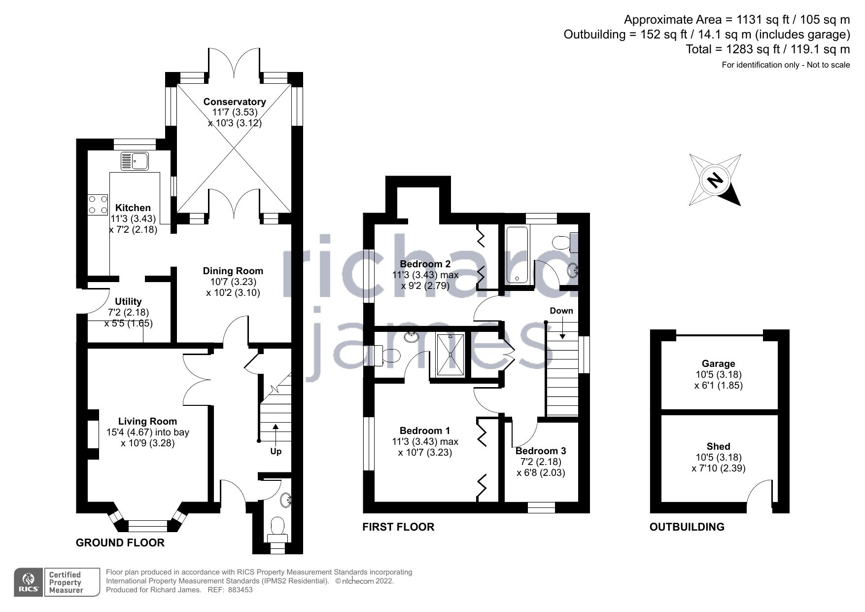 3 Bed Detached House For Sale In Lyme Way Abbey Meads Swindon Sn25