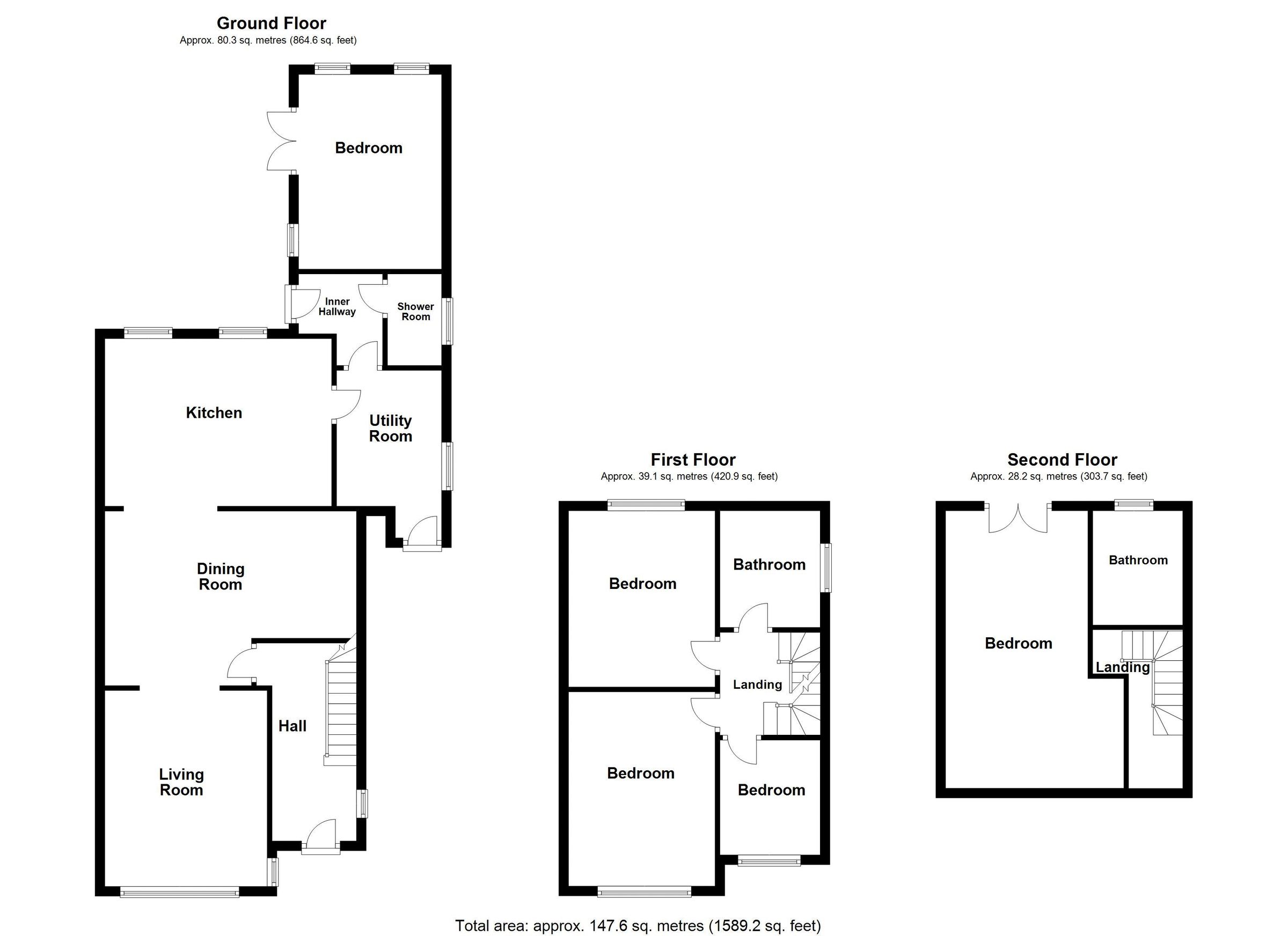 5 bed semi-detached house for sale in Mersham Gardens, Goring-By-Sea ...