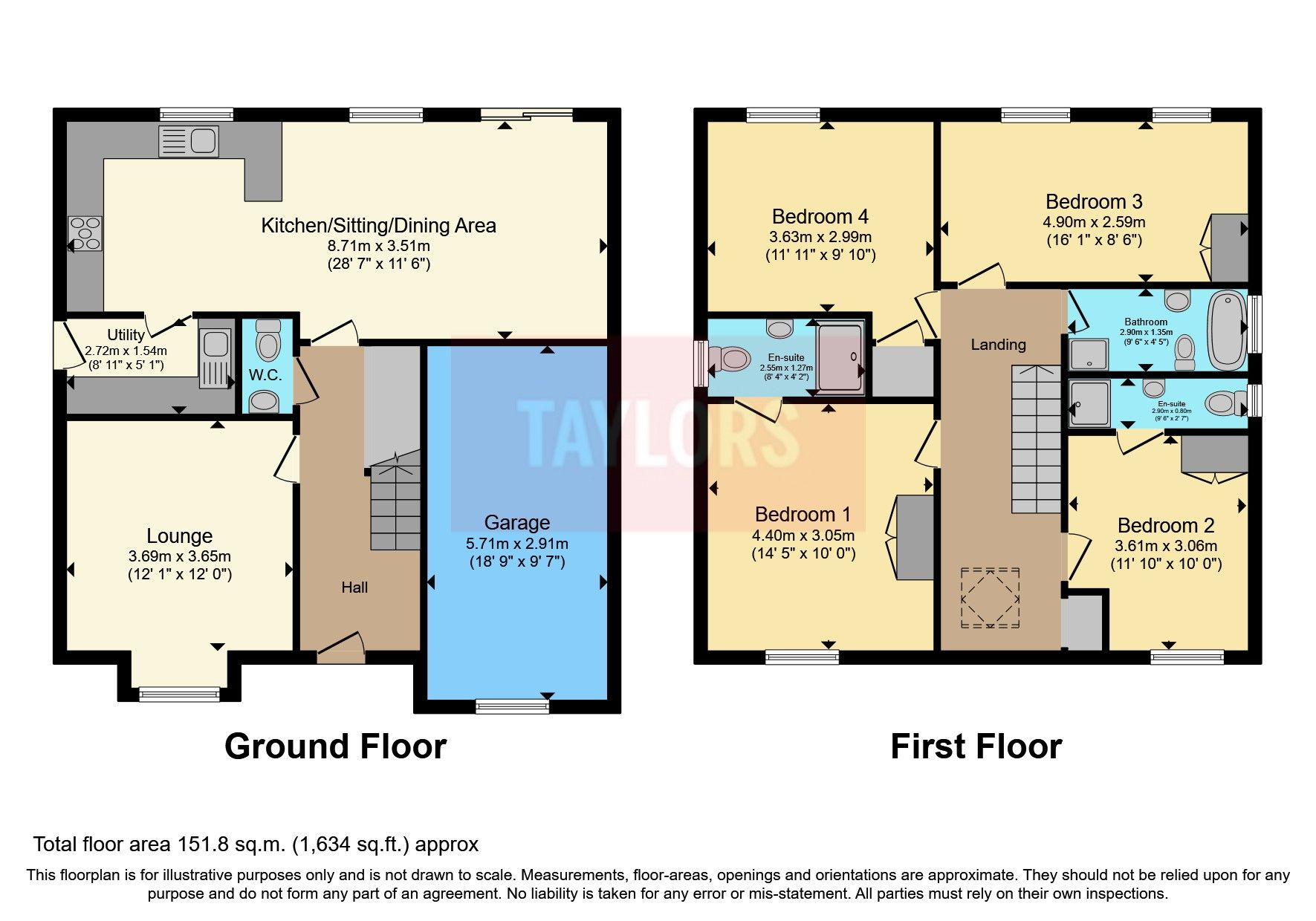 4 bed detached house for sale in Shelmerdine Rise, Raunds ...