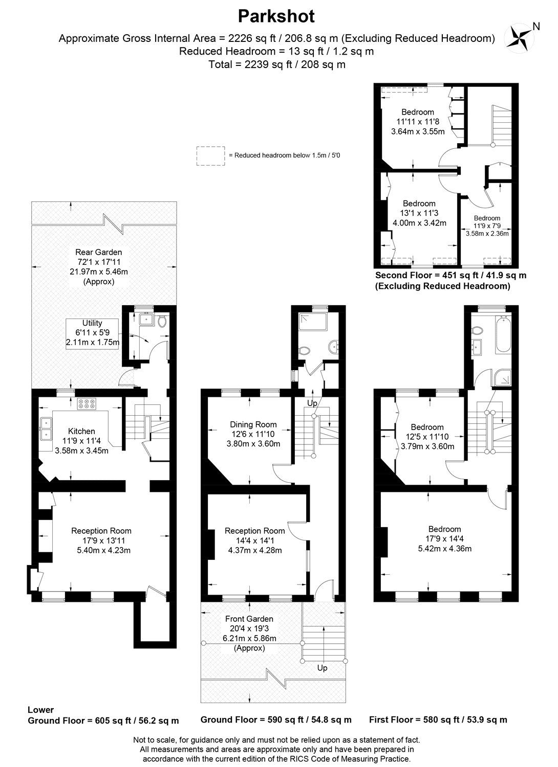 5 bed terraced house to rent in Parkshot, Richmond, Surrey TW9 - Zoopla