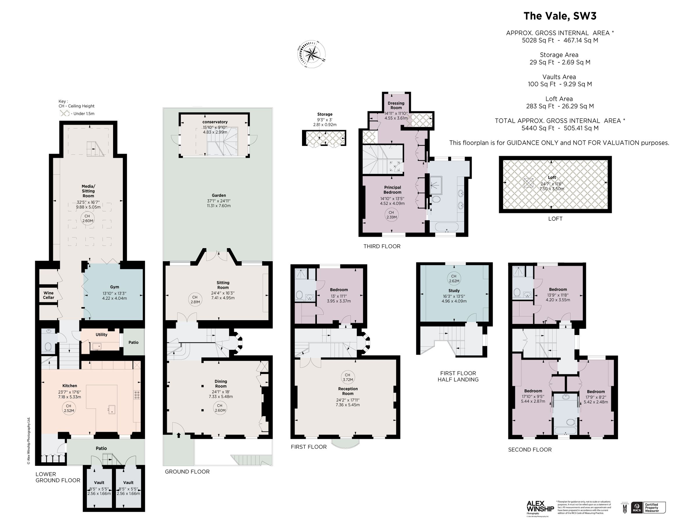 5 bed terraced house for sale in The Vale, London SW3 - Zoopla