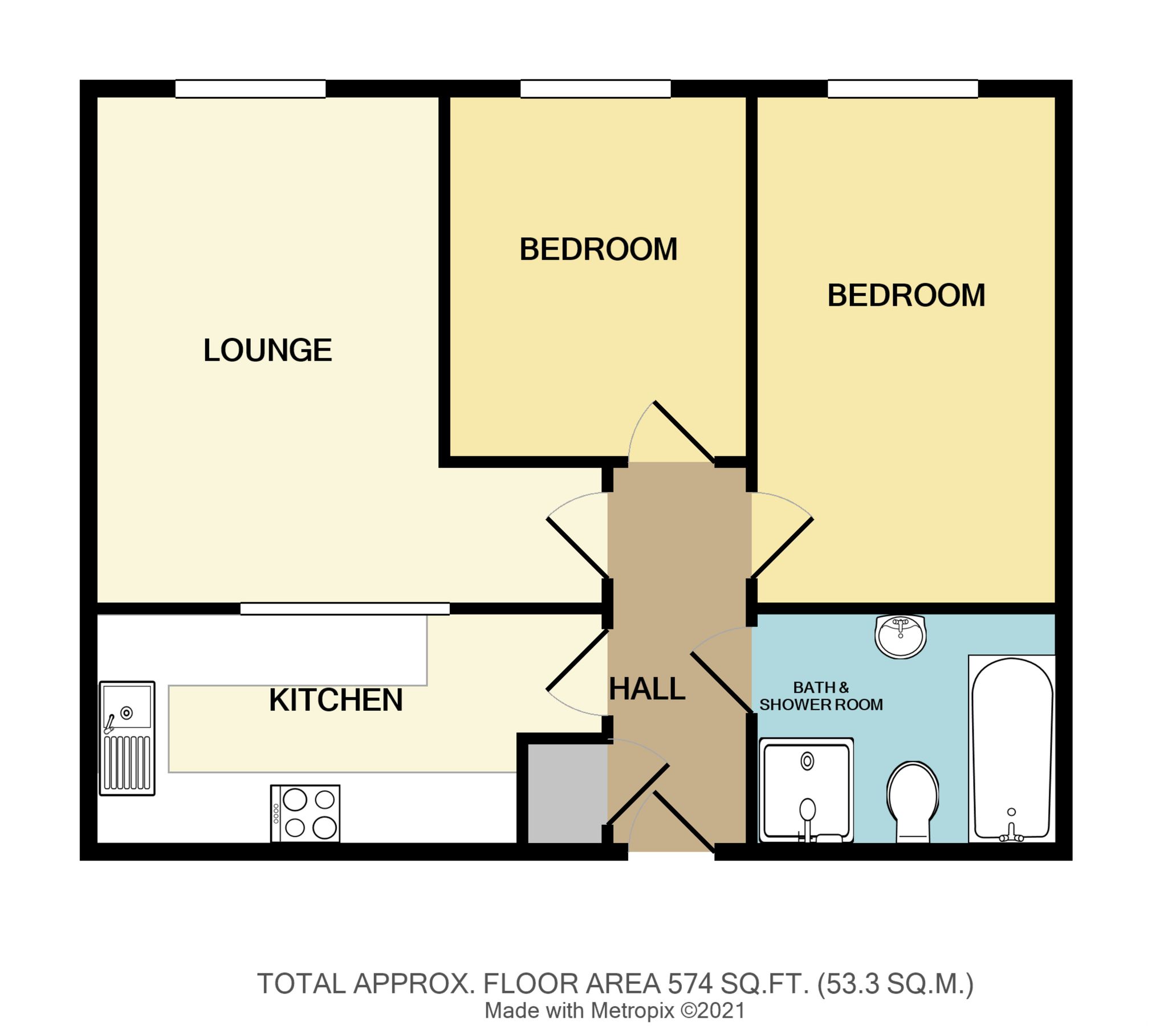2 bed flat for sale in Hart Road, Benfleet SS7 - Zoopla