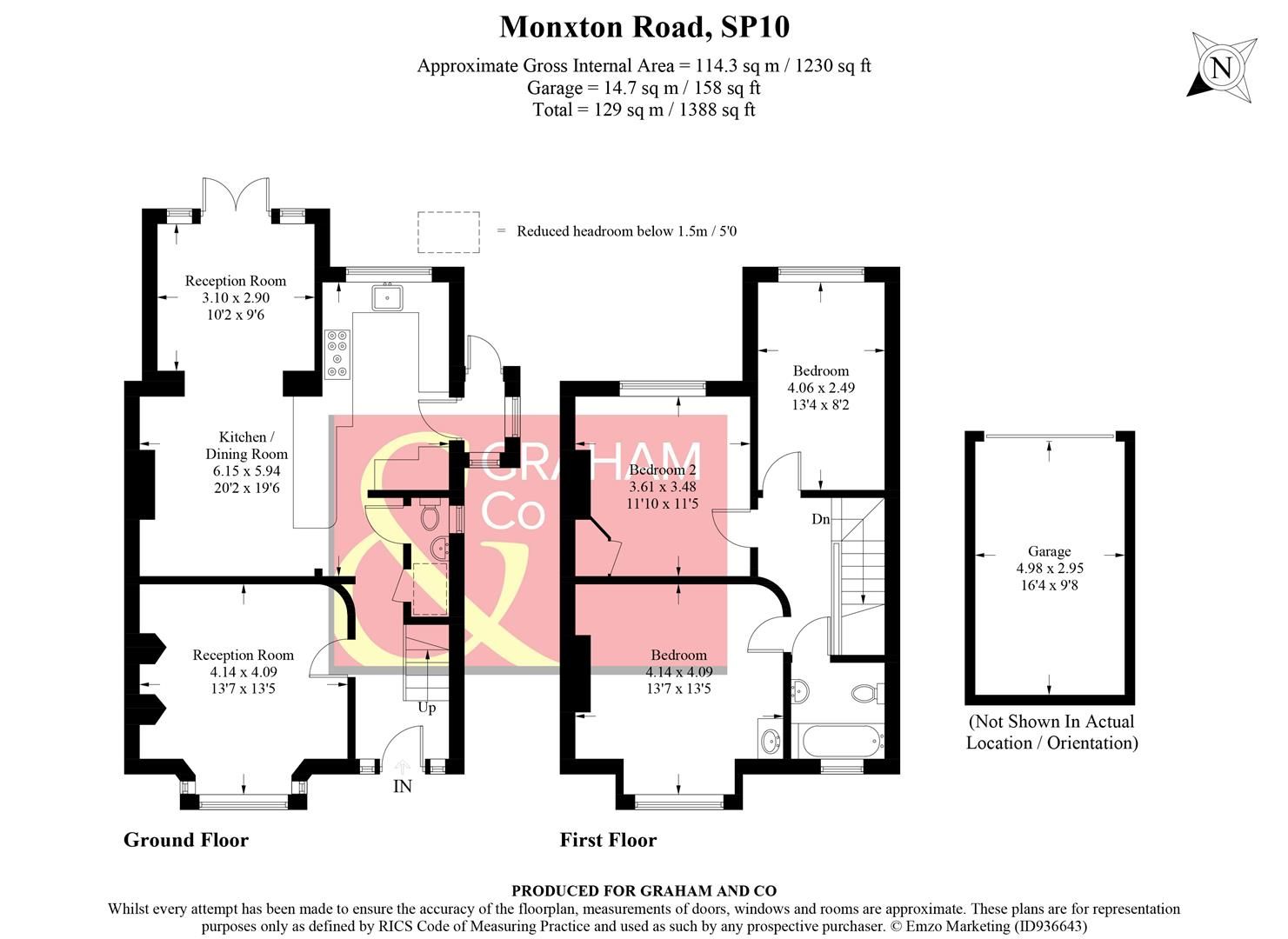 3 bed semi-detached house for sale in Monxton Road, Andover SP10 - Zoopla