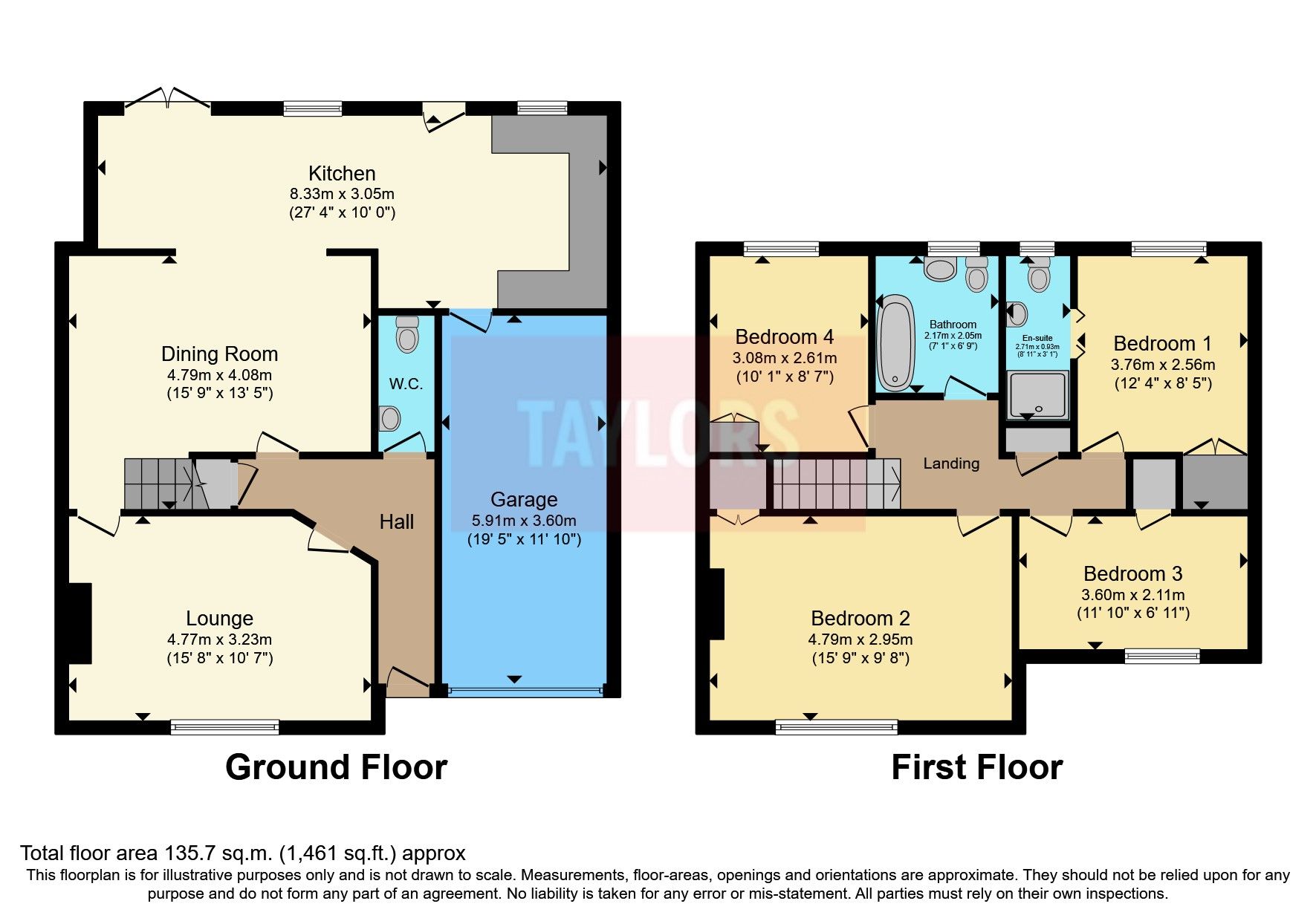 4 bed semi-detached house for sale in Hardwick Close, Warmley, Bristol ...