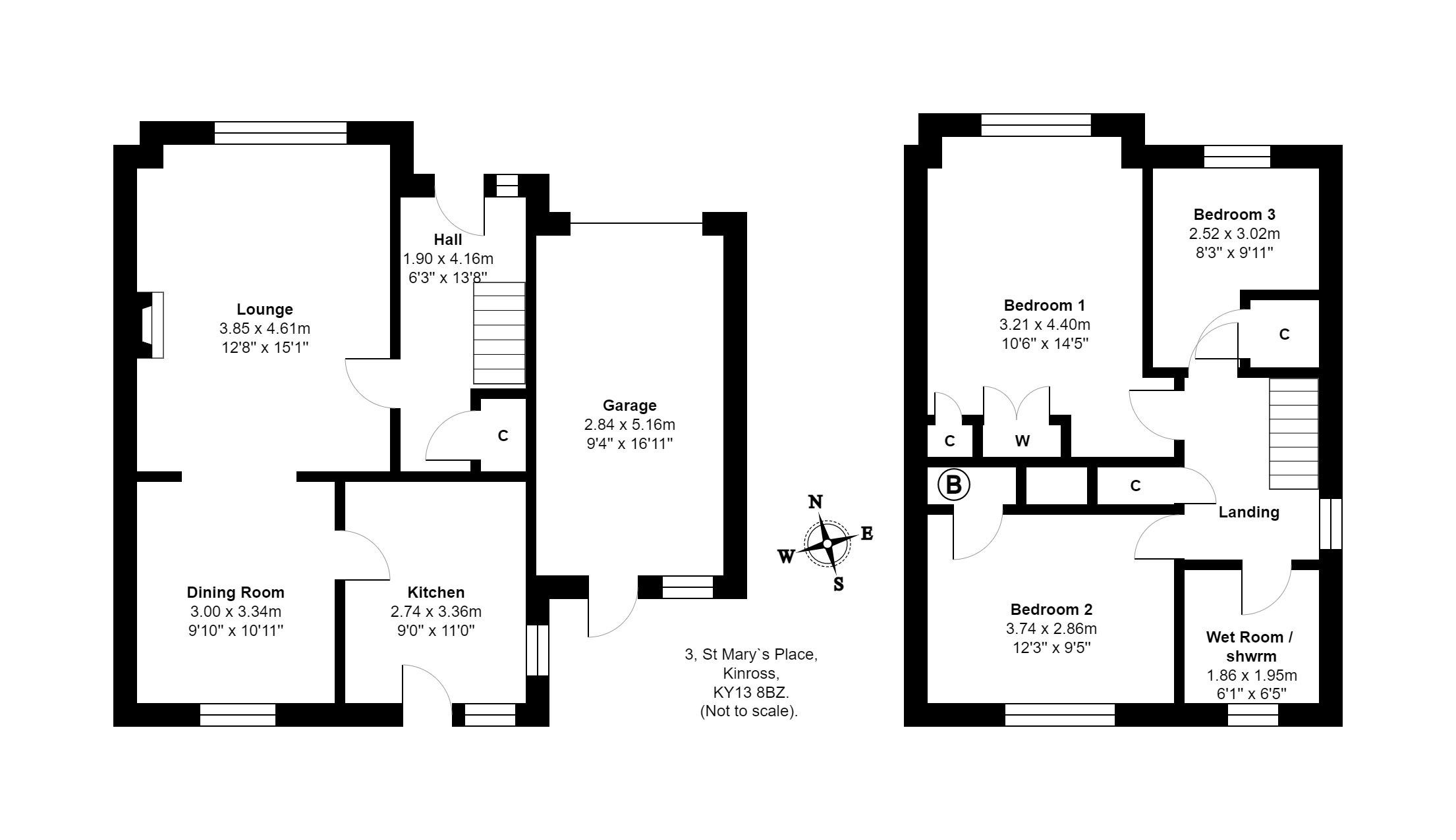 3 Bed Detached House For Sale In 3 St Mary`s Place Kinross 8bz Ky13