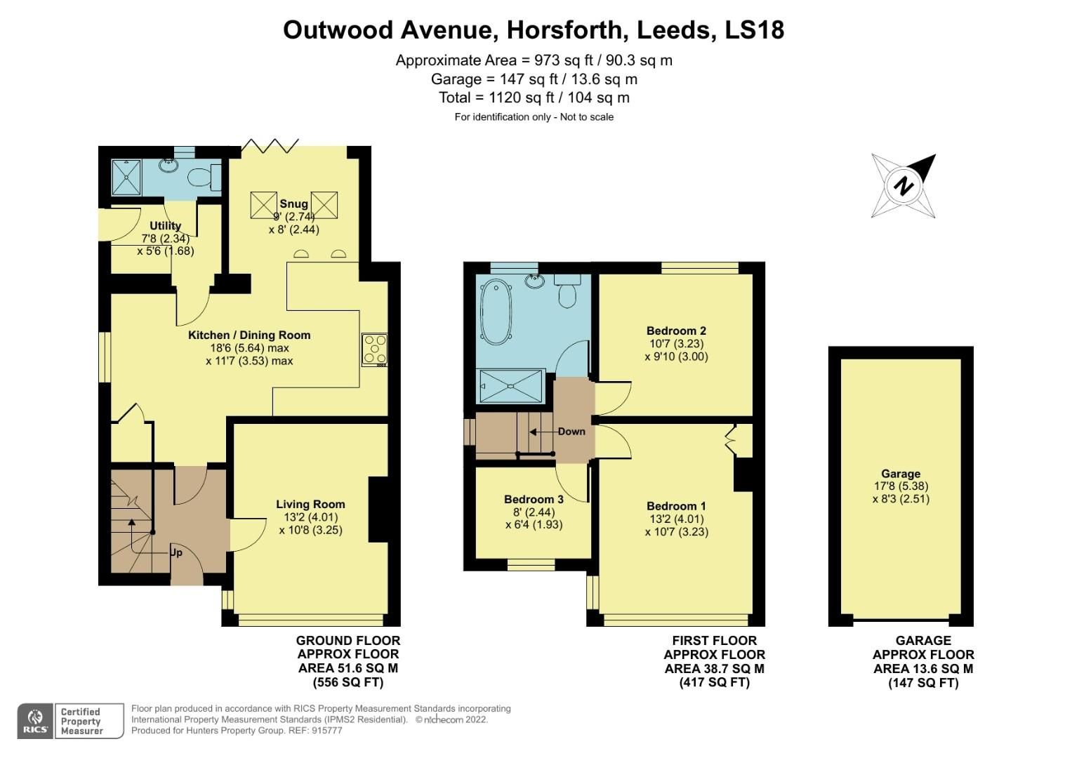 3 bed property for sale in Outwood Avenue, Horsforth, Leeds LS18 - Zoopla