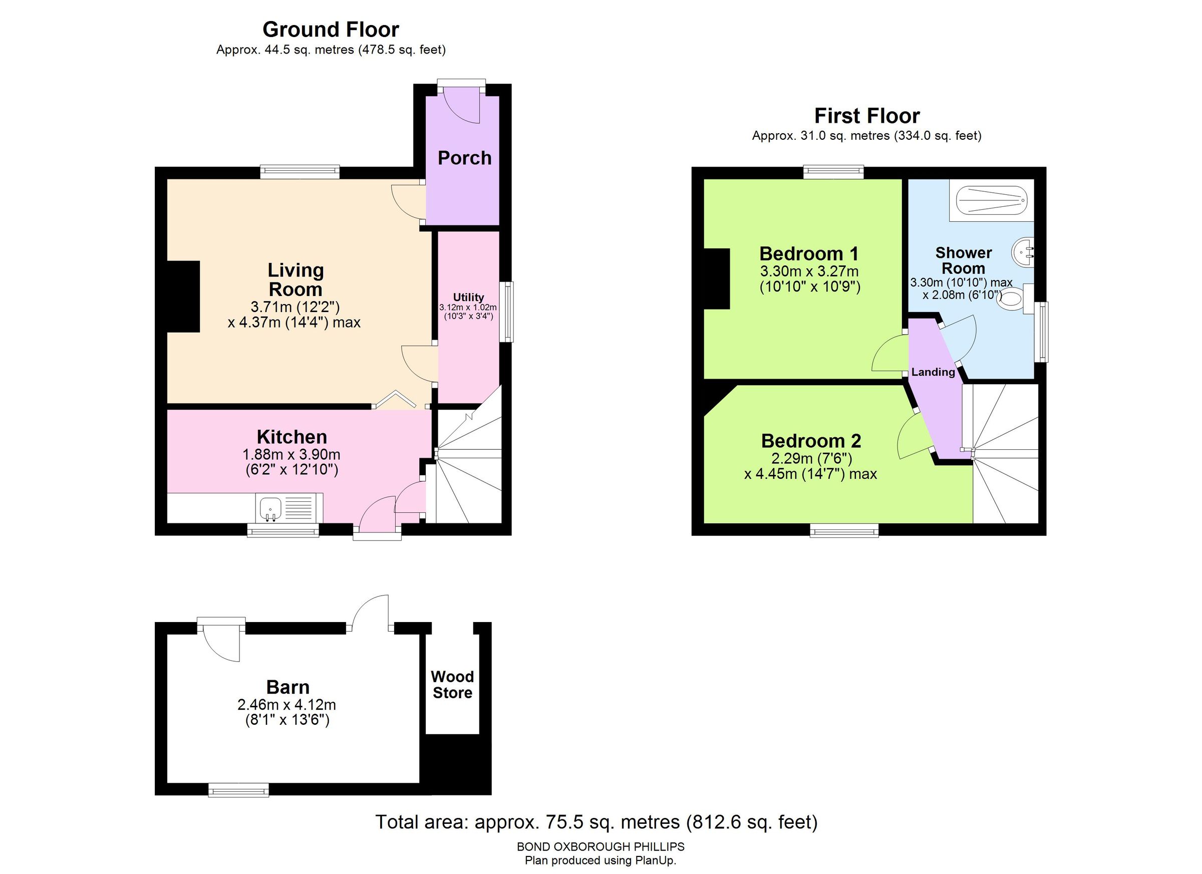 2 bed semi-detached house for sale in Roborough, Winkleigh EX19 - Zoopla