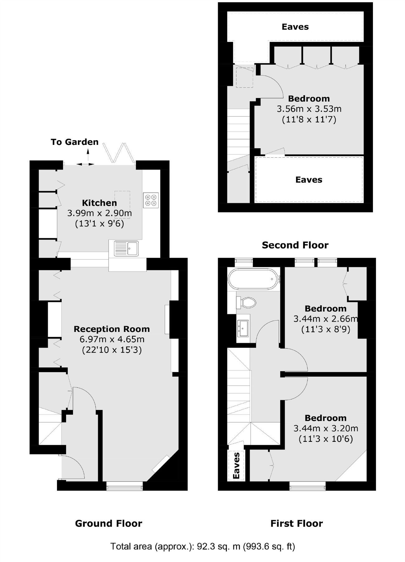 3 bed terraced house for sale in Lessingham Avenue, London SW17 - Zoopla