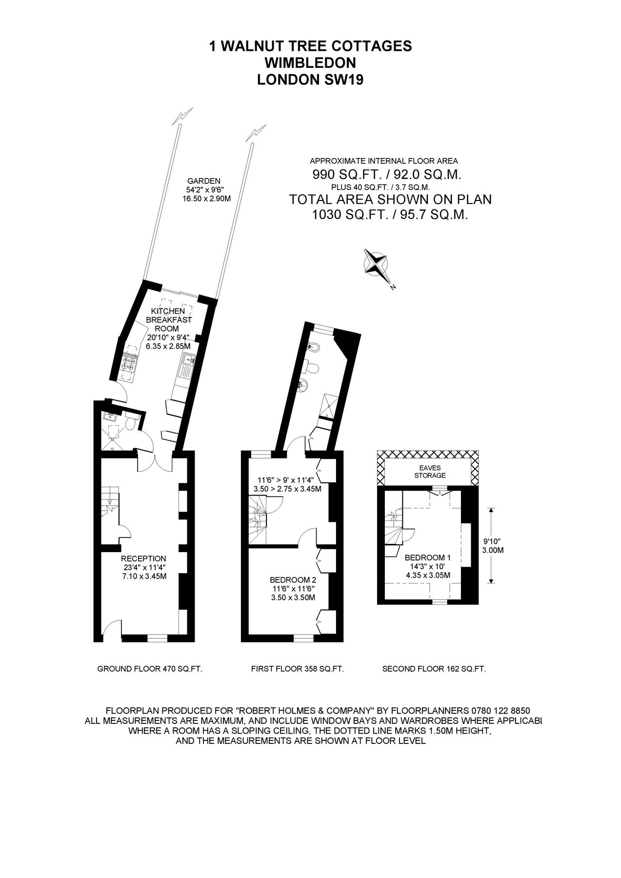 2 bed end terrace house for sale in Walnut Tree Cottages, Wimbledon ...
